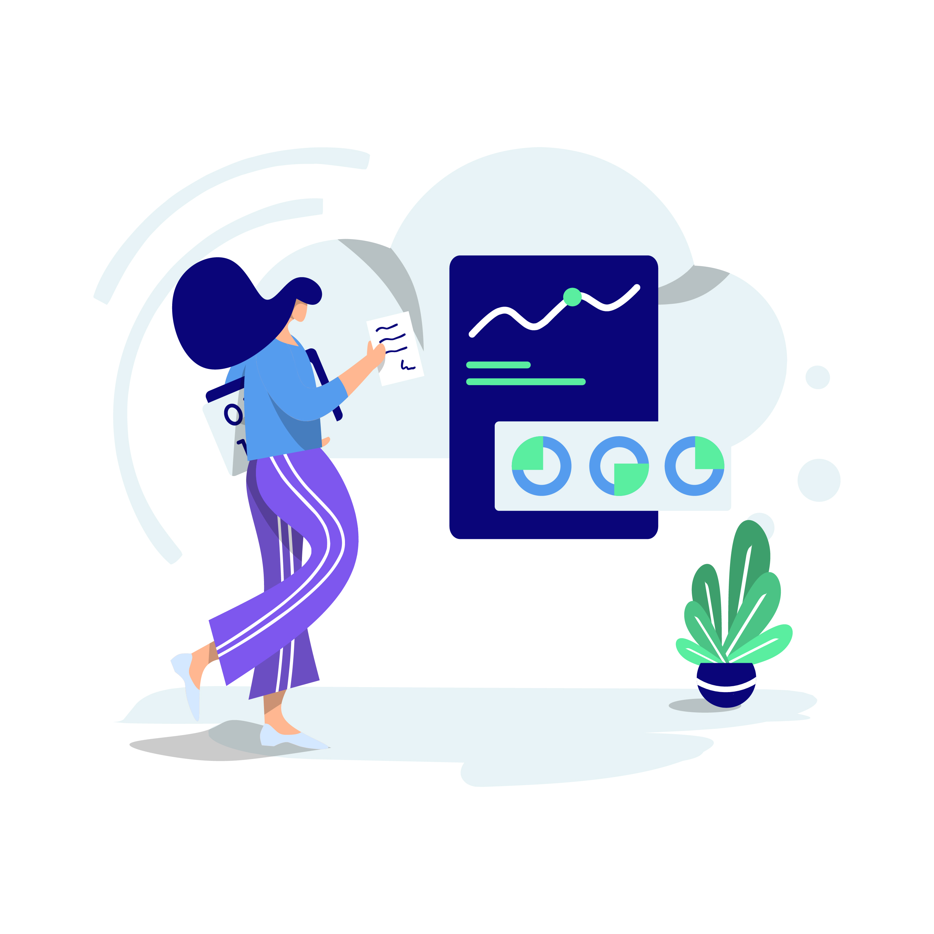 Illustration Data Processing 1861289 Vector Art at Vecteezy