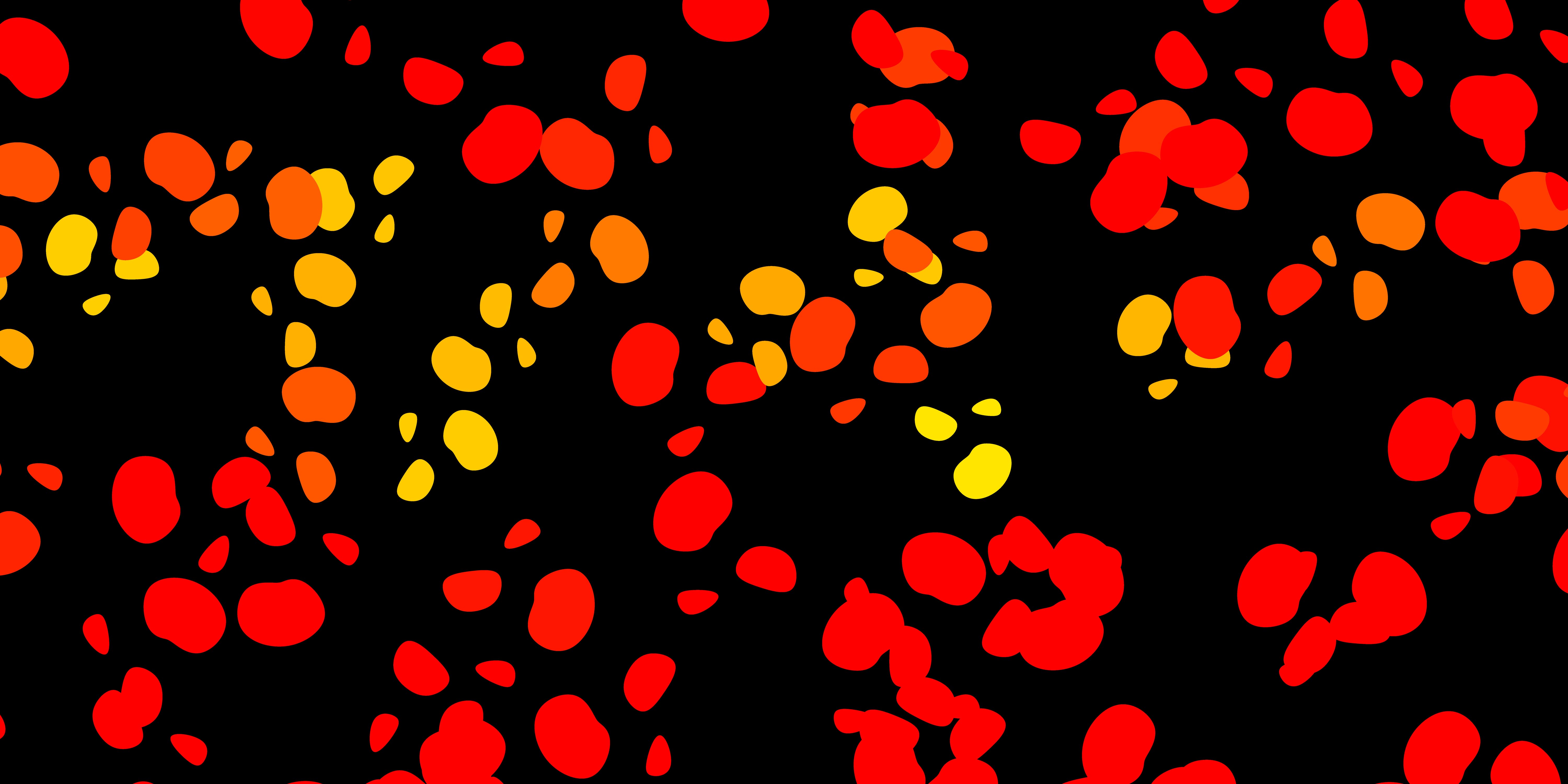 Dark Orange Vector Background With Random Forms 1865084 Vector Art At