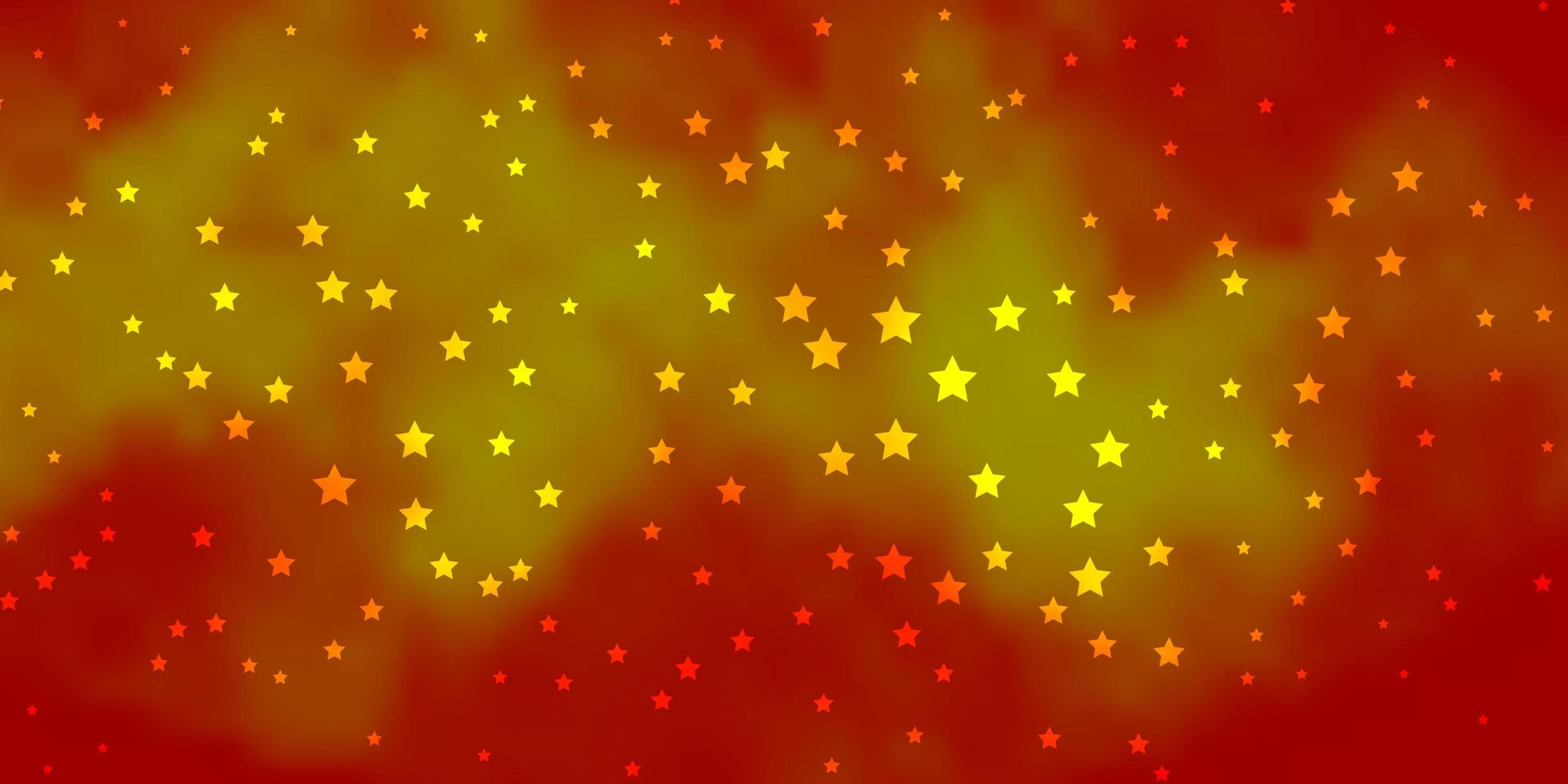 Dark Orange Vector Pattern With Abstract Stars 1865118 Vector Art At Vecteezy
