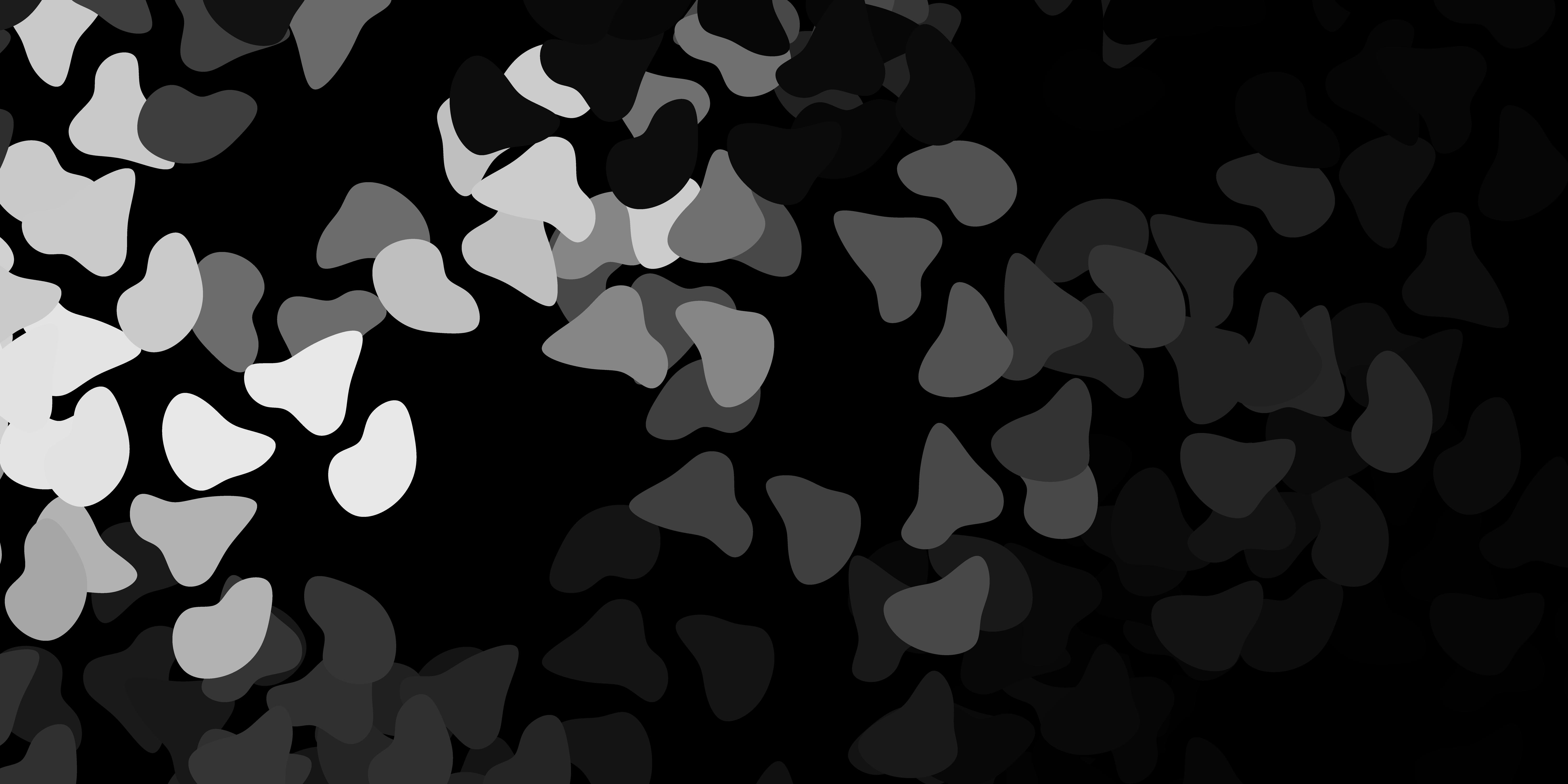 Dark gray vector pattern with abstract shapes. 1865543 Vector Art at ...