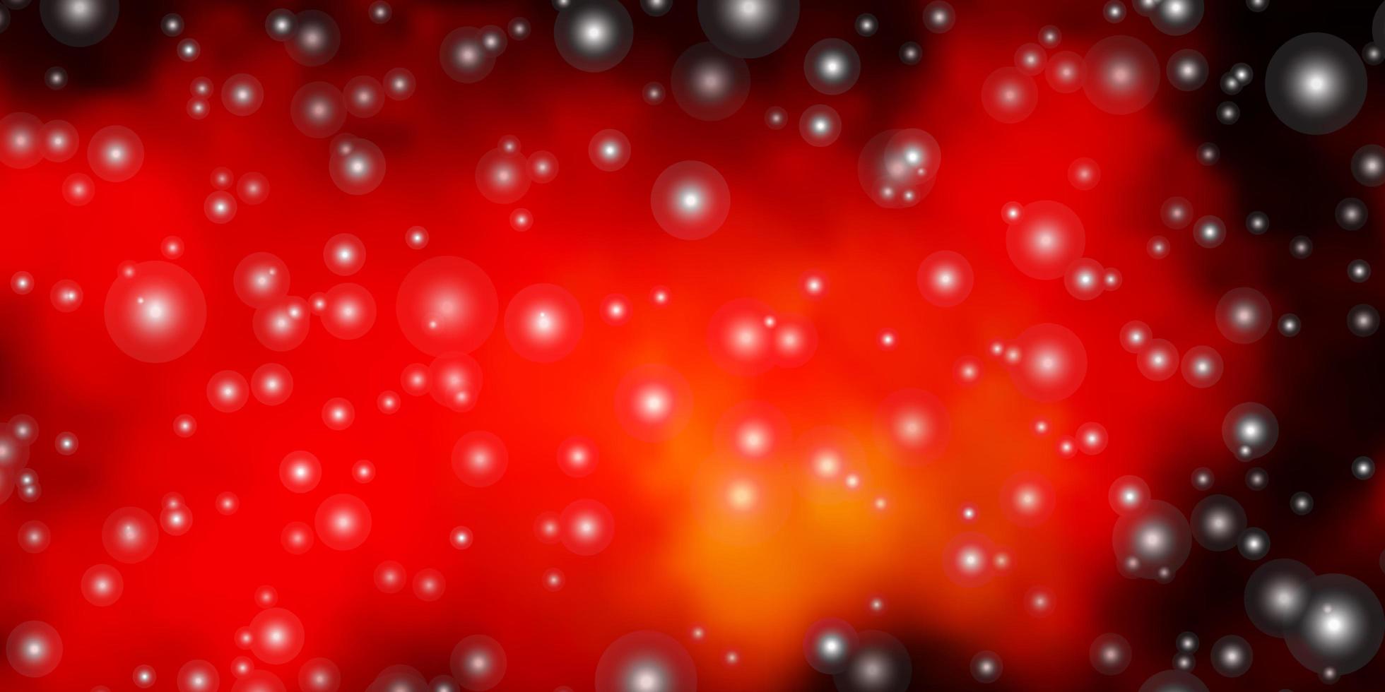 Dark Orange Vector Pattern With Abstract Stars 1865740 Vector Art At Vecteezy