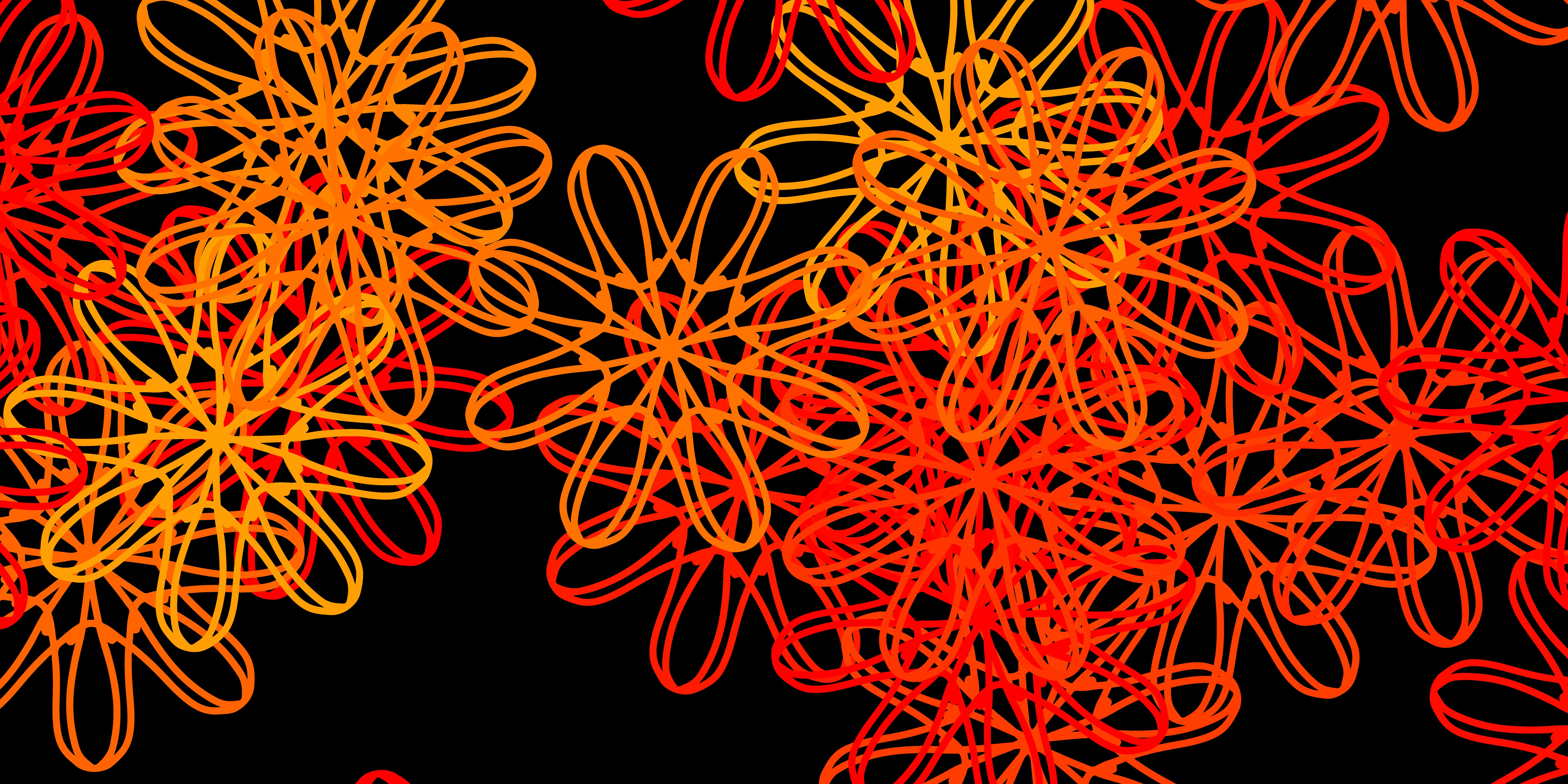 Dark Orange Vector Background With Random Forms 1866577 Vector Art At