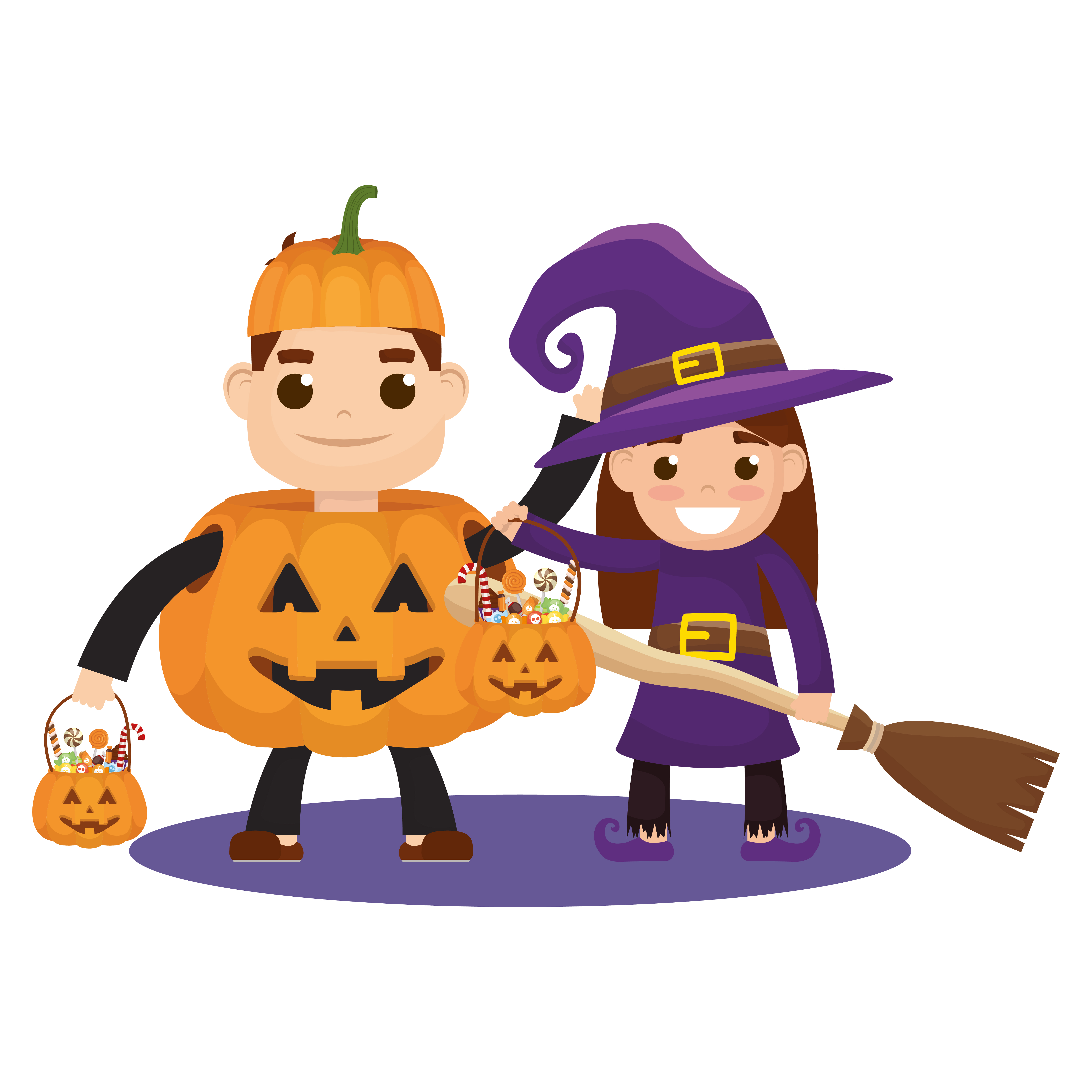Kids Halloween Costume Clipart