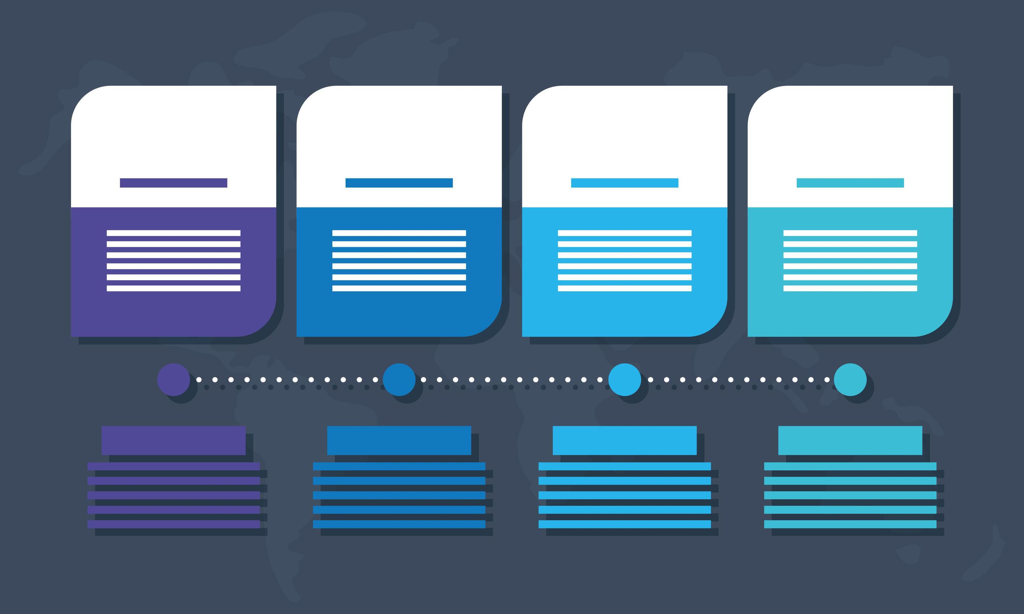 business infographic with square figures 1870575 Vector Art at Vecteezy