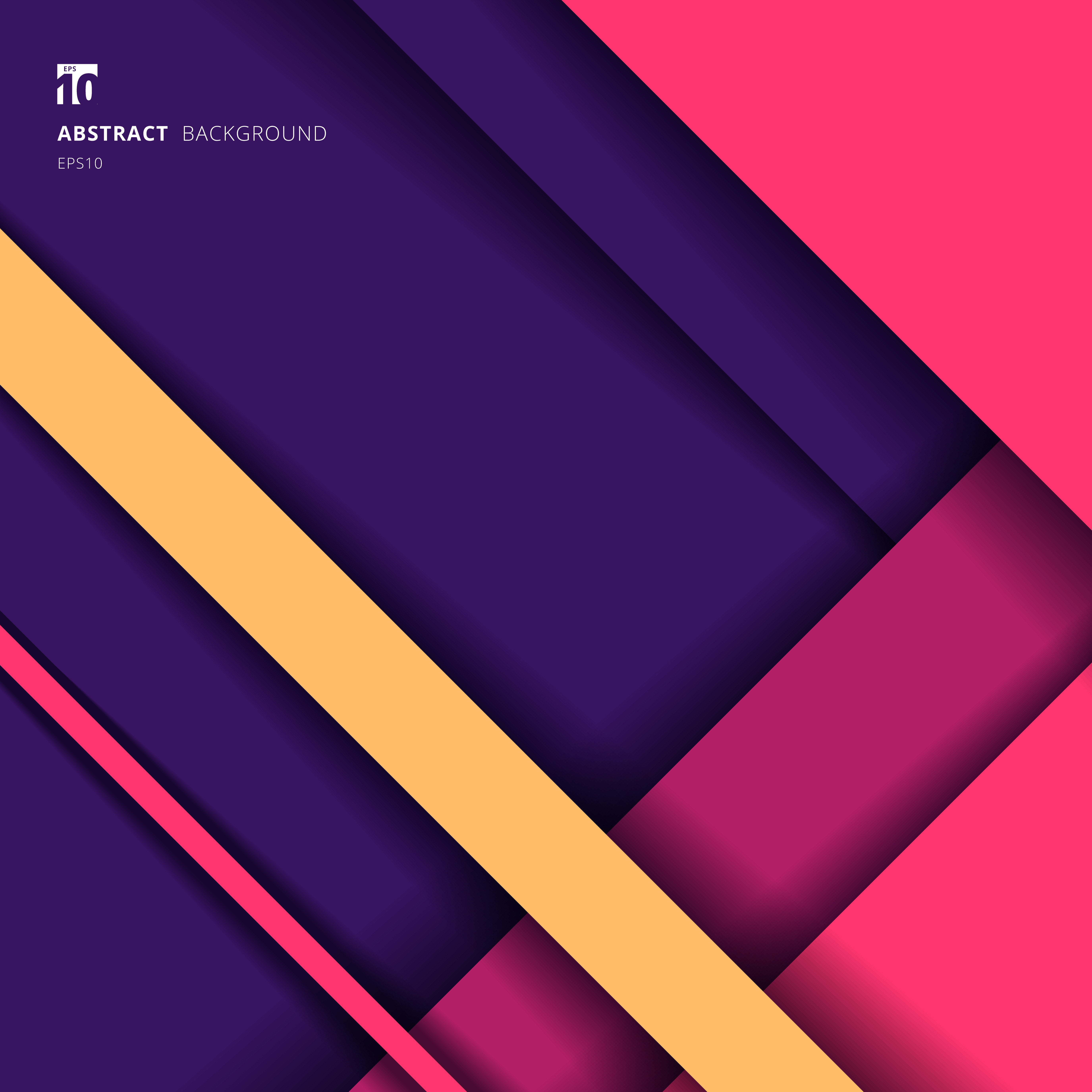 Abstract Background Geometric Stripes Vibrant Color Overlapping Layer ...