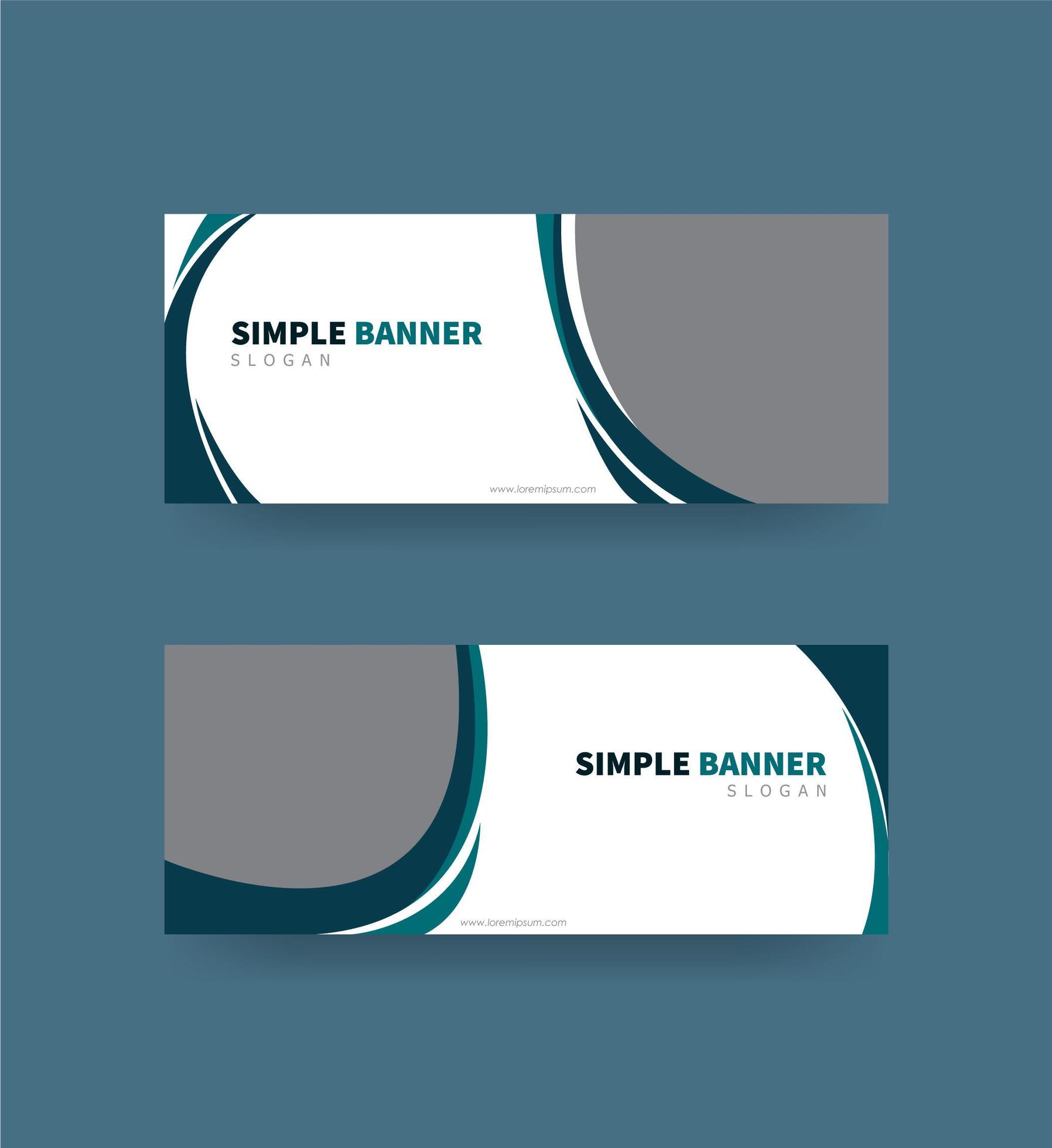 Simple banner modern design 1873066 Vector Art at Vecteezy