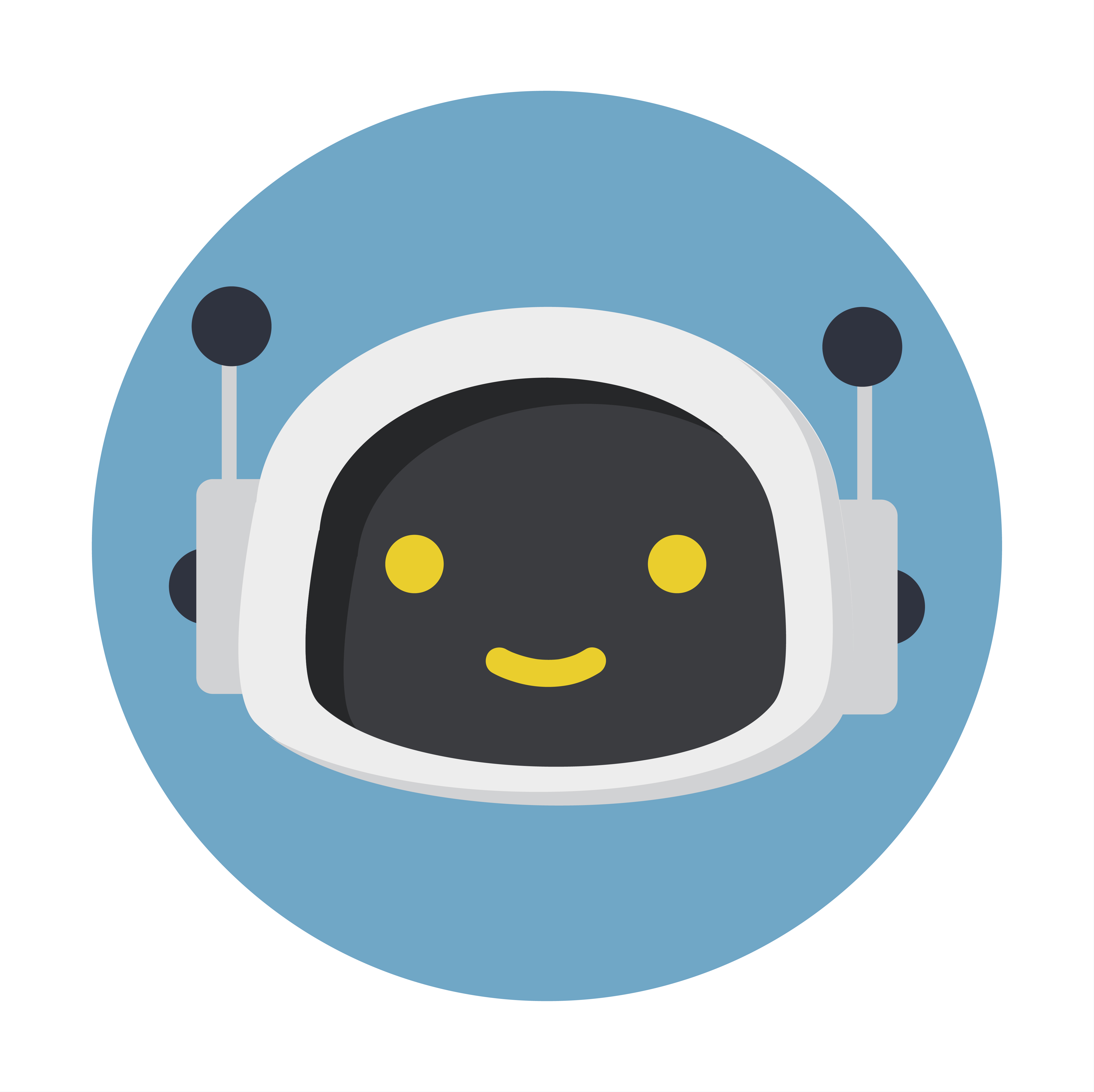 Cute robot face icon 1877002 Vector Art at Vecteezy