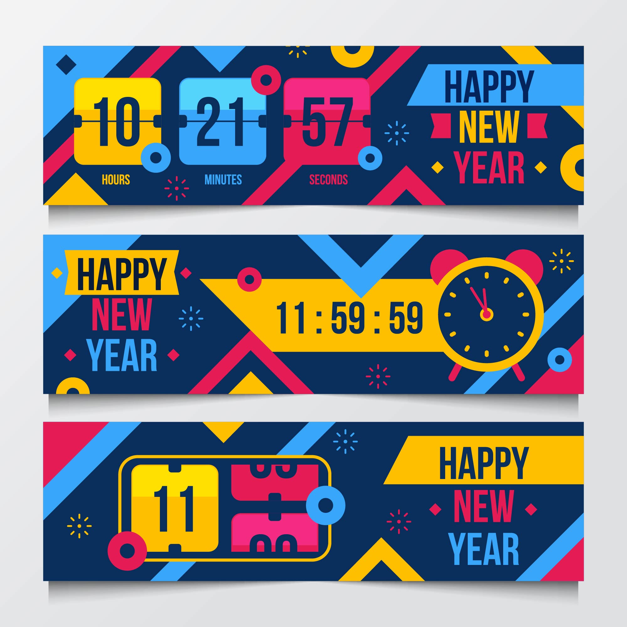 New Year Countdown Banner 1880029 Vector Art at Vecteezy