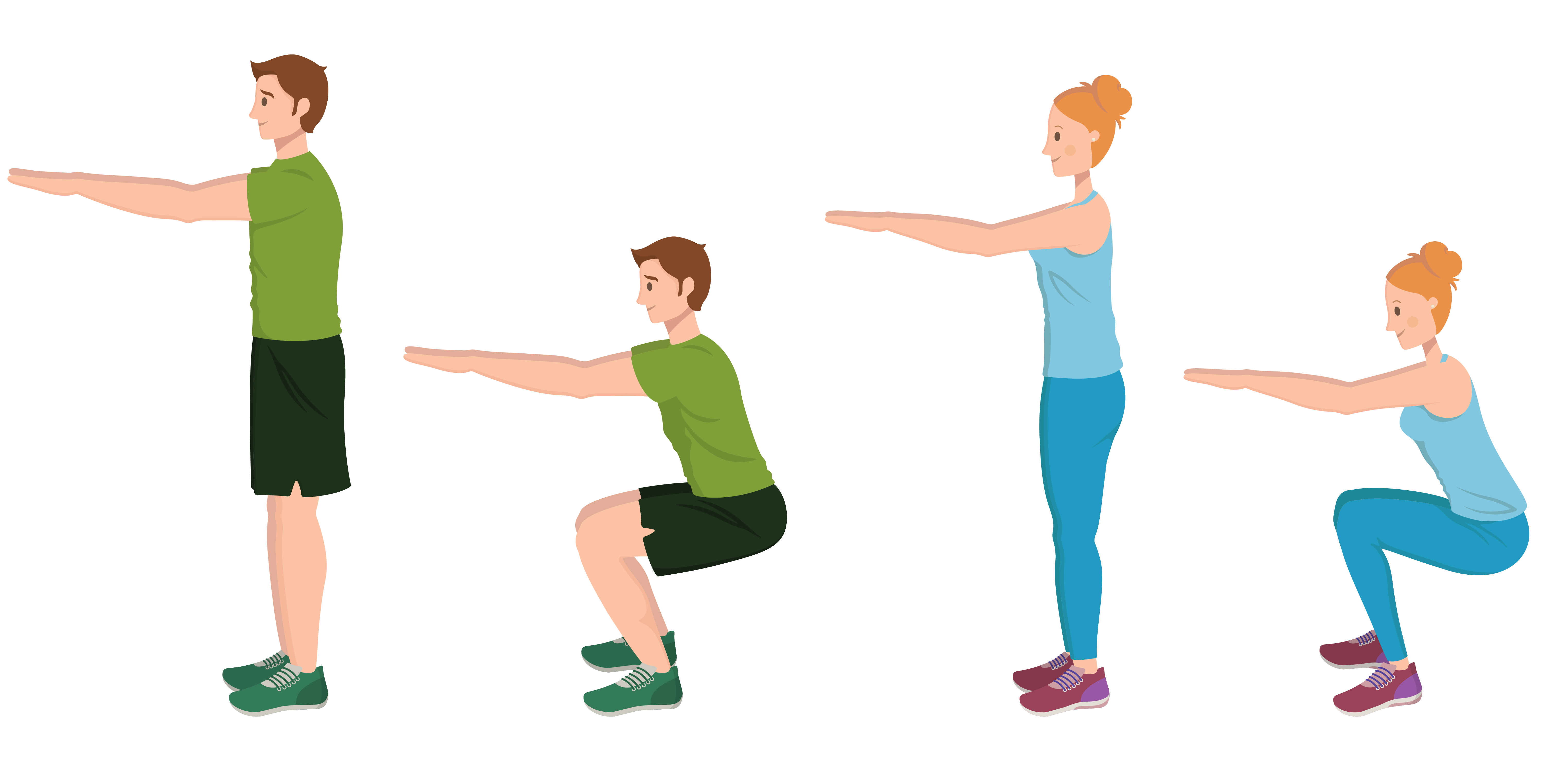 Clipart Exercise Squat Exercise Clipart Exercise Squa