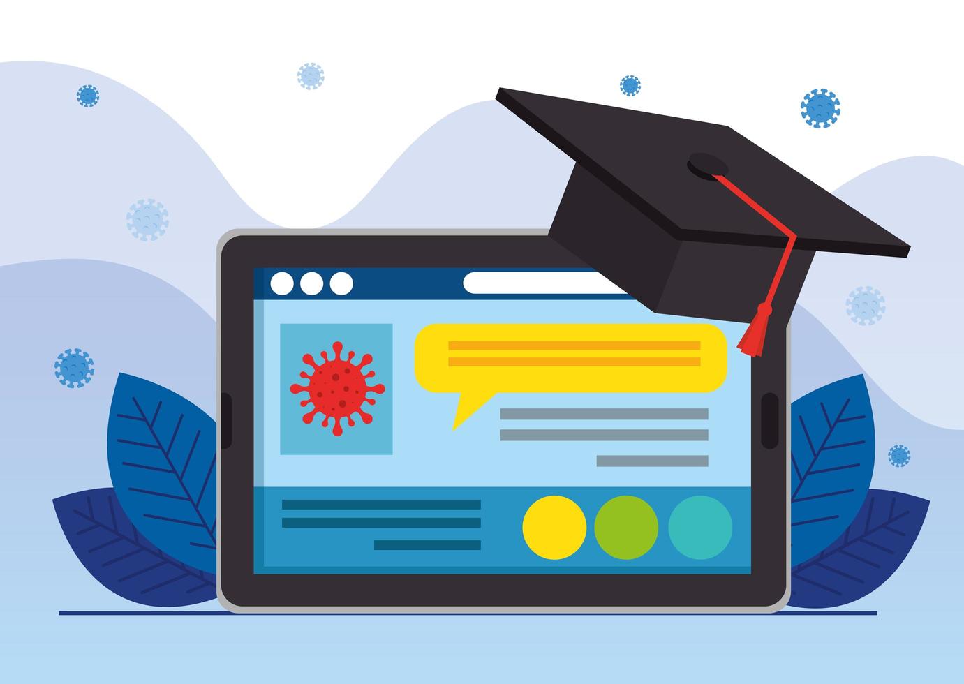 online education graduation with tablet device 1882277 Vector Art at ... online education graduation with tablet device 1882277 Vector Art at ...