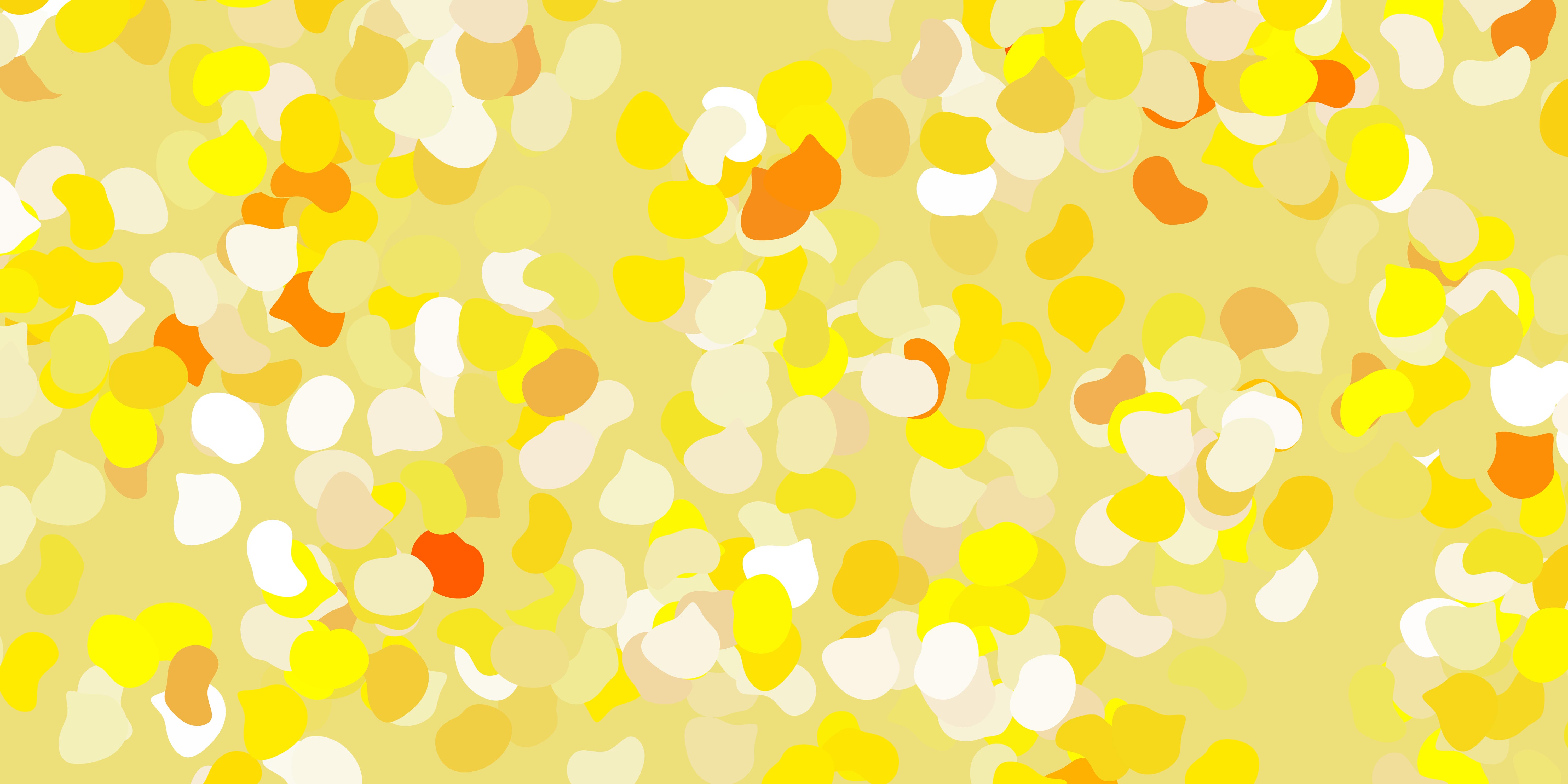 Light Yellow Vector Background With Random Forms 1886722 Vector Art At Vecteezy