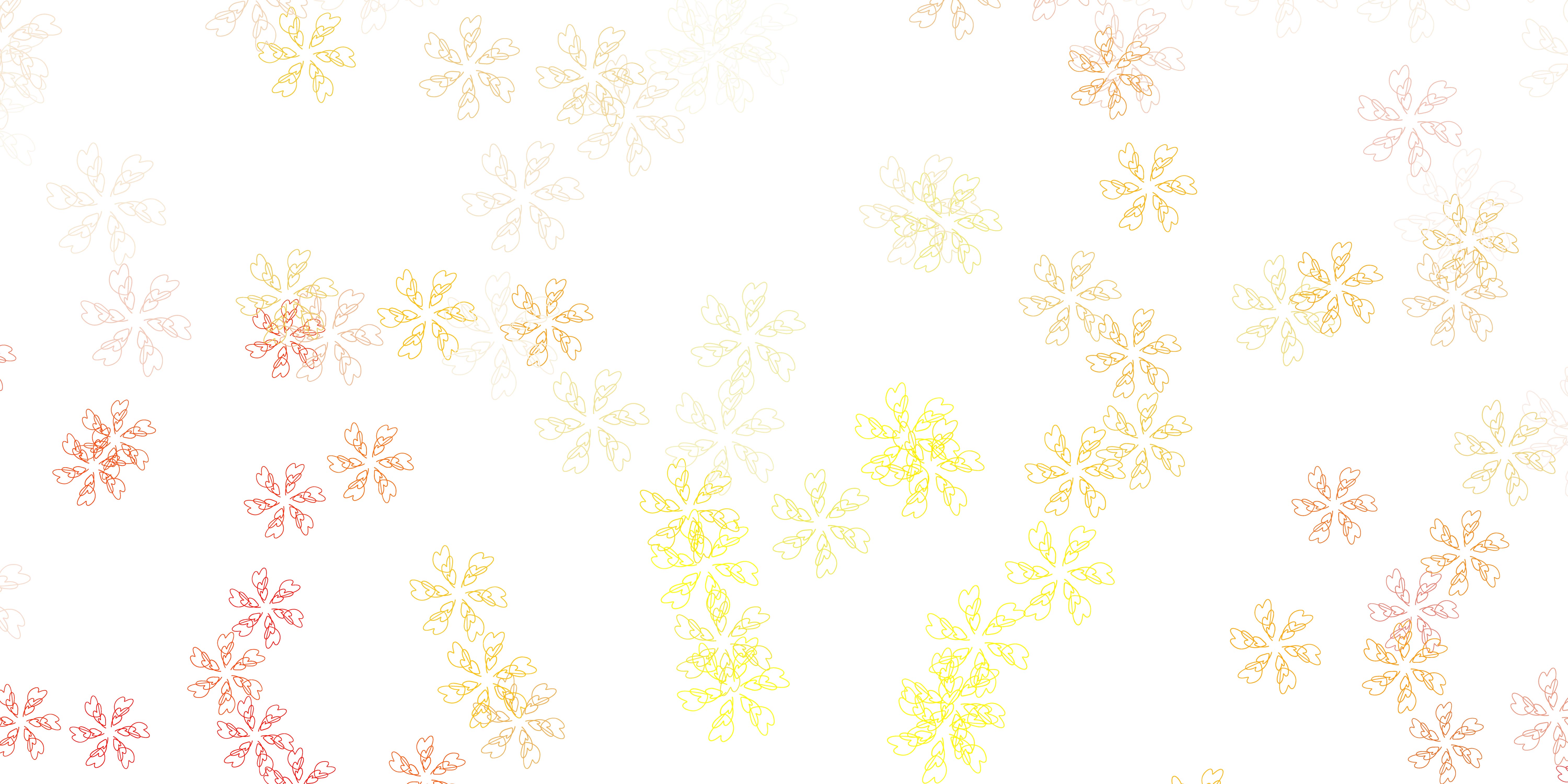 Light Orange Vector Abstract Layout With Leaves 1887767 Vector Art At Vecteezy