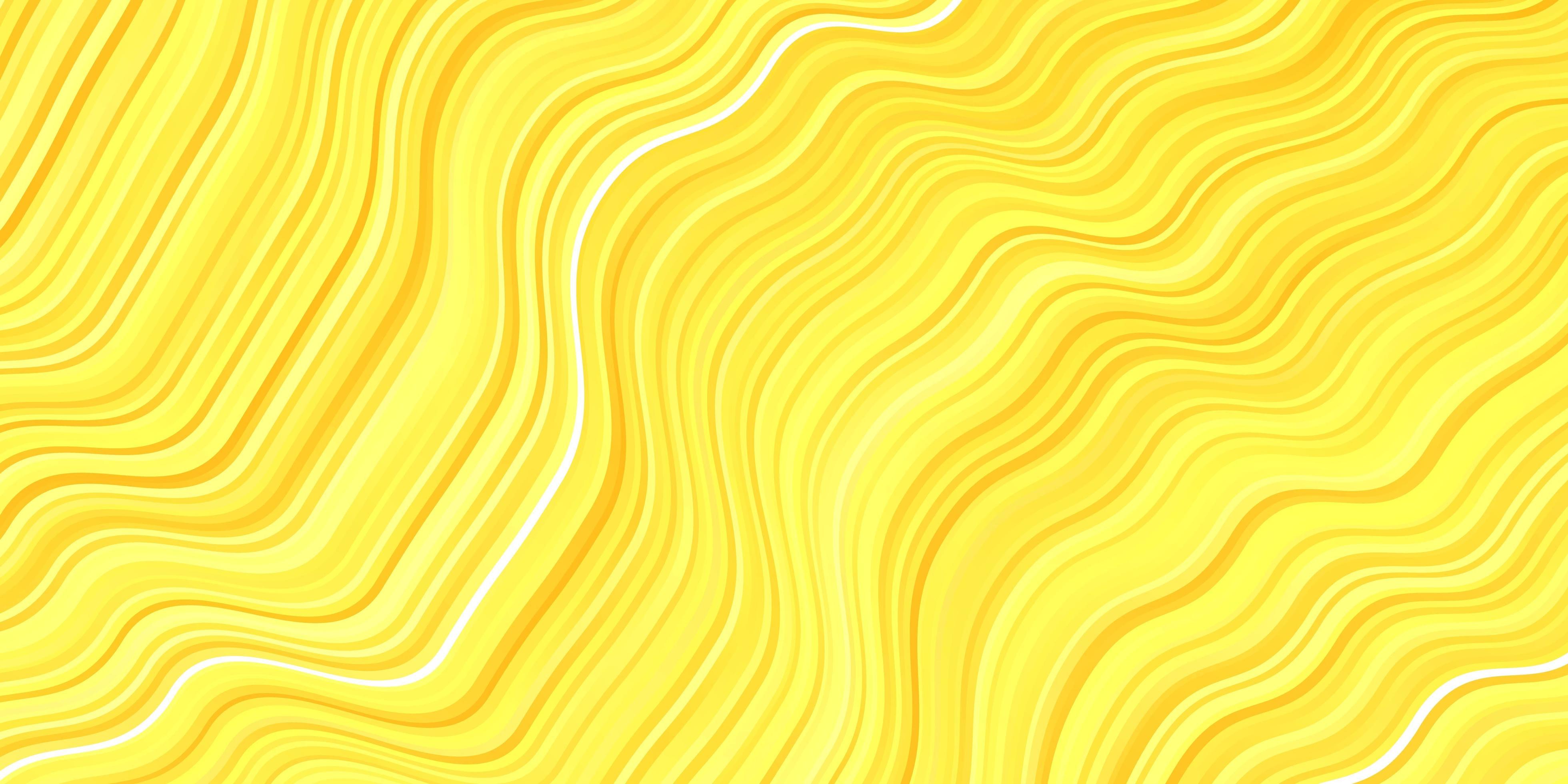 Light Yellow vector pattern with wry lines. 1888096 Vector Art at Vecteezy