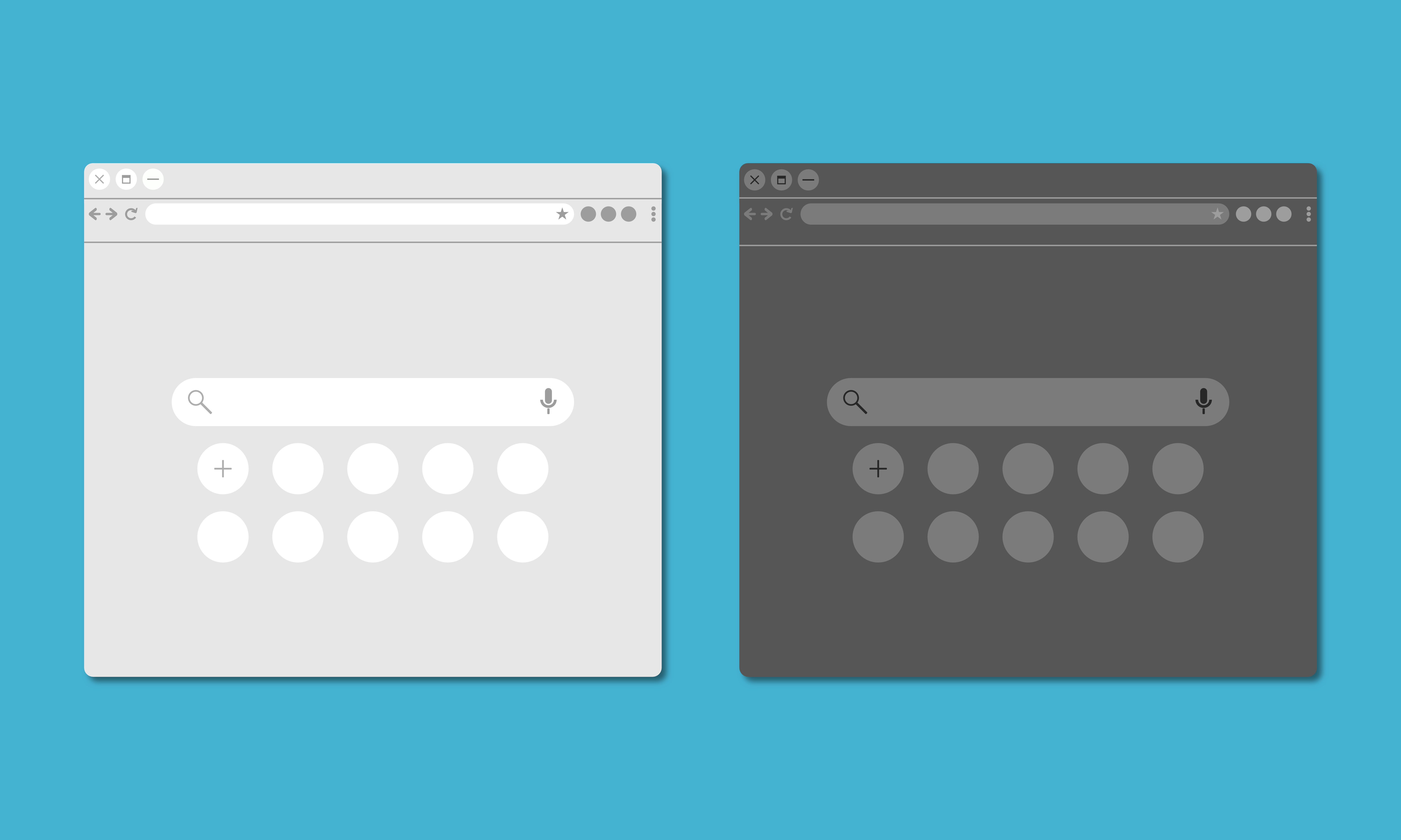UI Design Web Browser With Light Mode And Dark Mode Search Engine UI ui-design-web-browser-with-light-mode-and-dark-mode-search-engine-ui