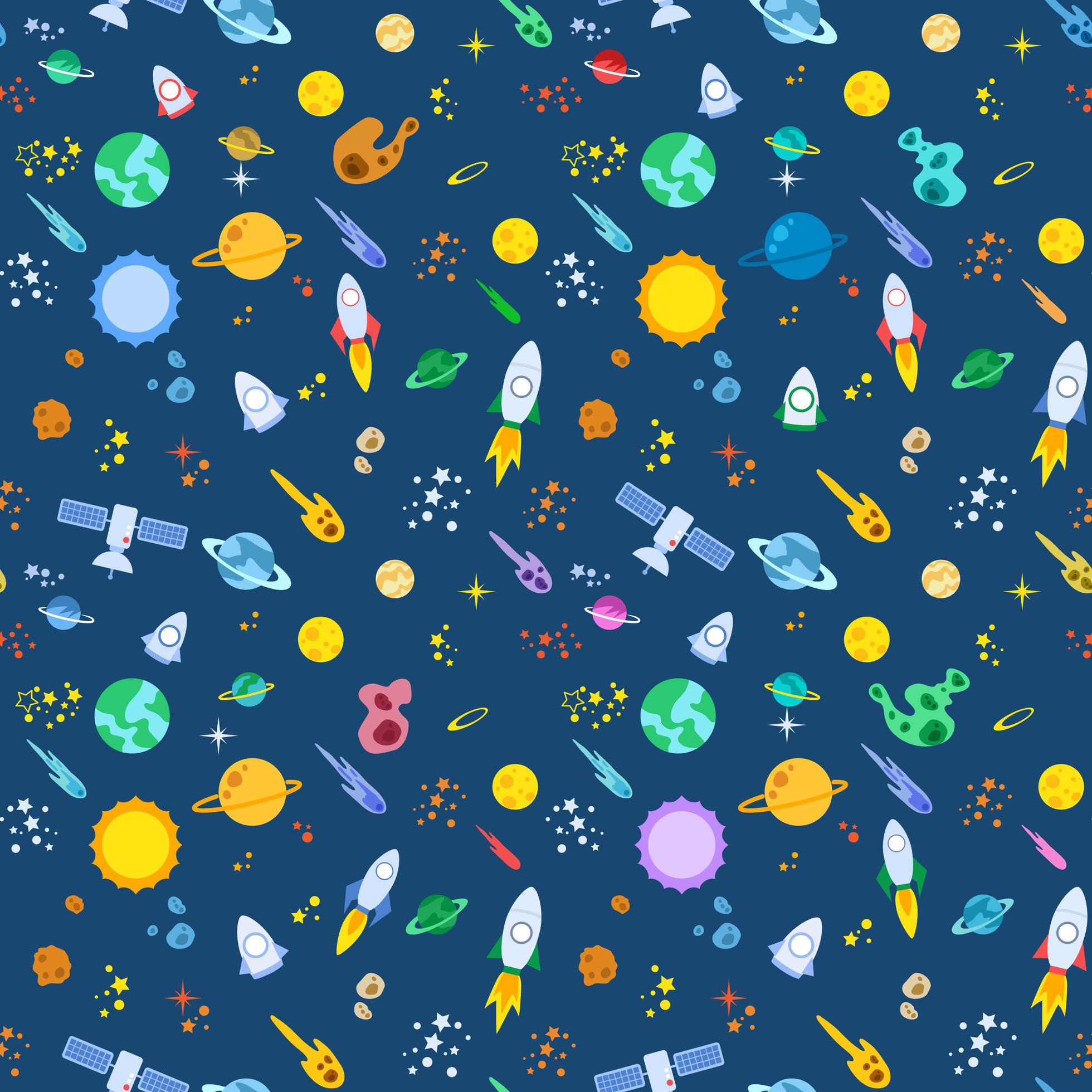 Outer Space Seamless Pattern 1902541 Vector Art at Vecteezy