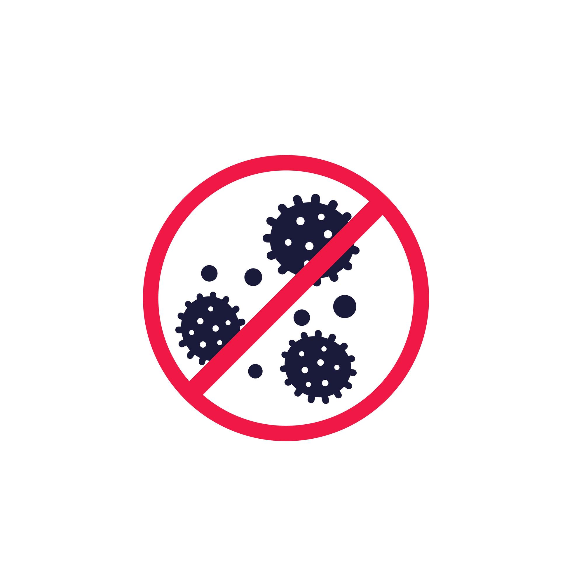 antibacterial, no bacteria vector icon on white 1918910 Vector Art at ... antibacterial, no bacteria vector icon on white 1918910 Vector Art at ...