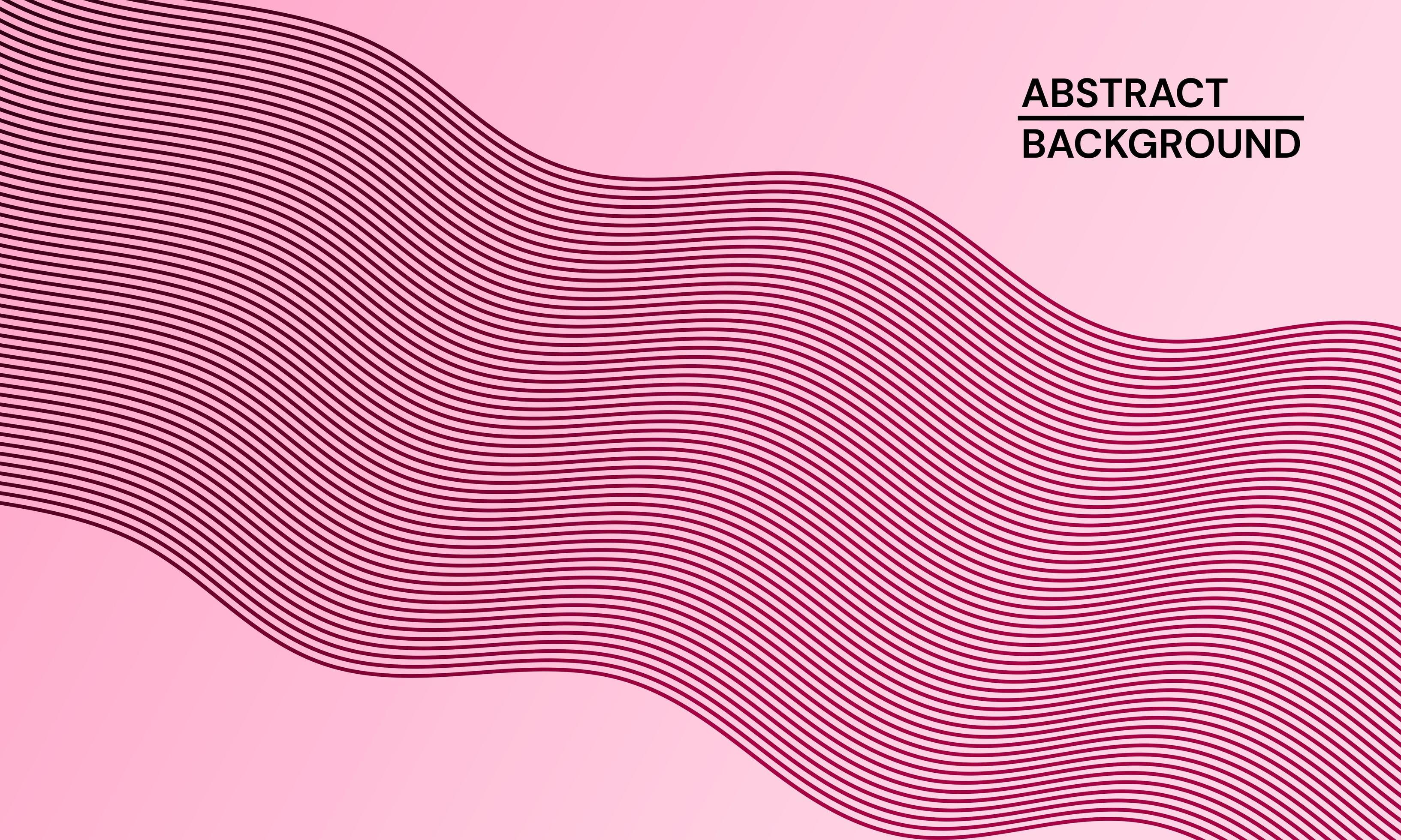 Modern Abstract Background With Pink Wavy Lines 1919563 Vector Art At Vecteezy