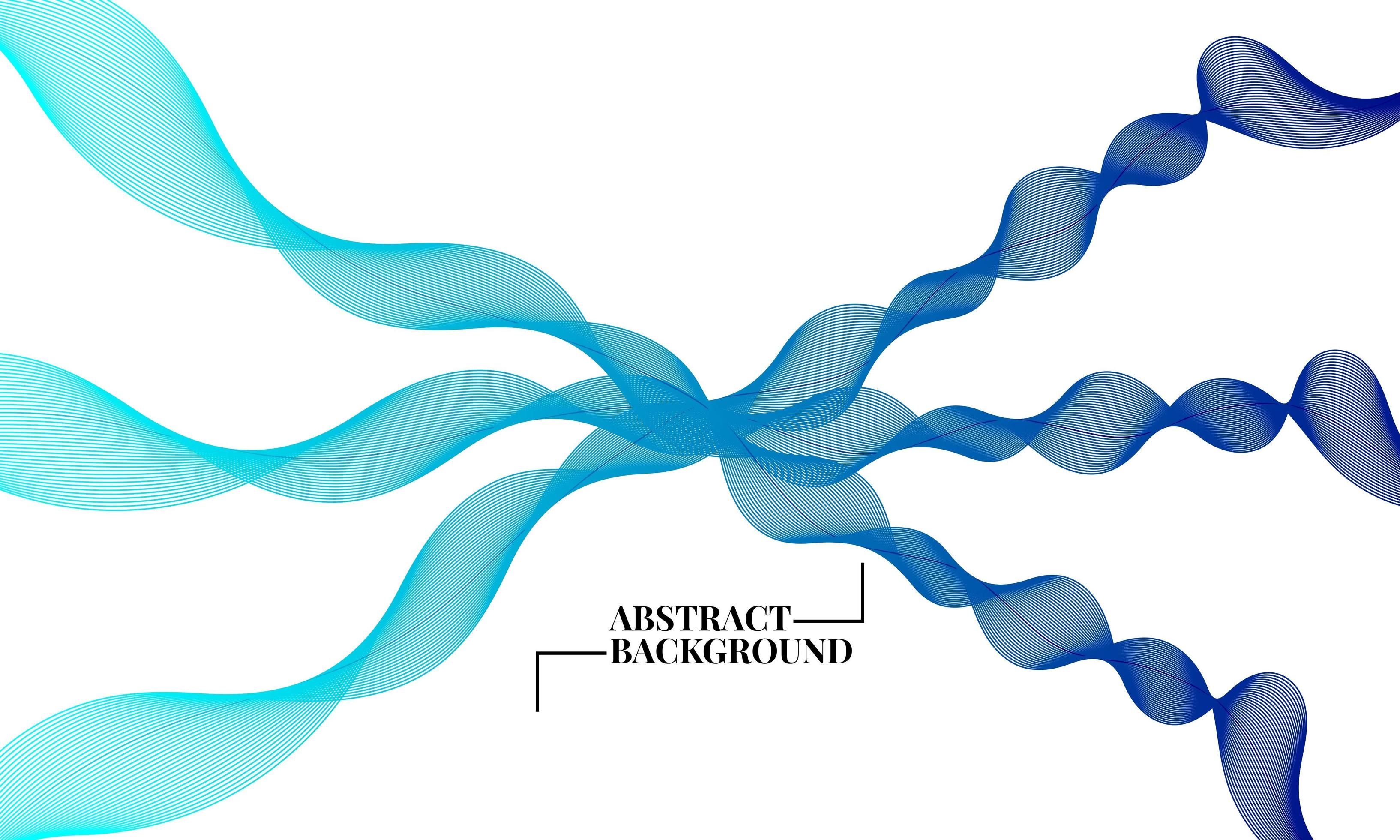 Abstract background vector with blue gradient dynamic waves 1919583 ...