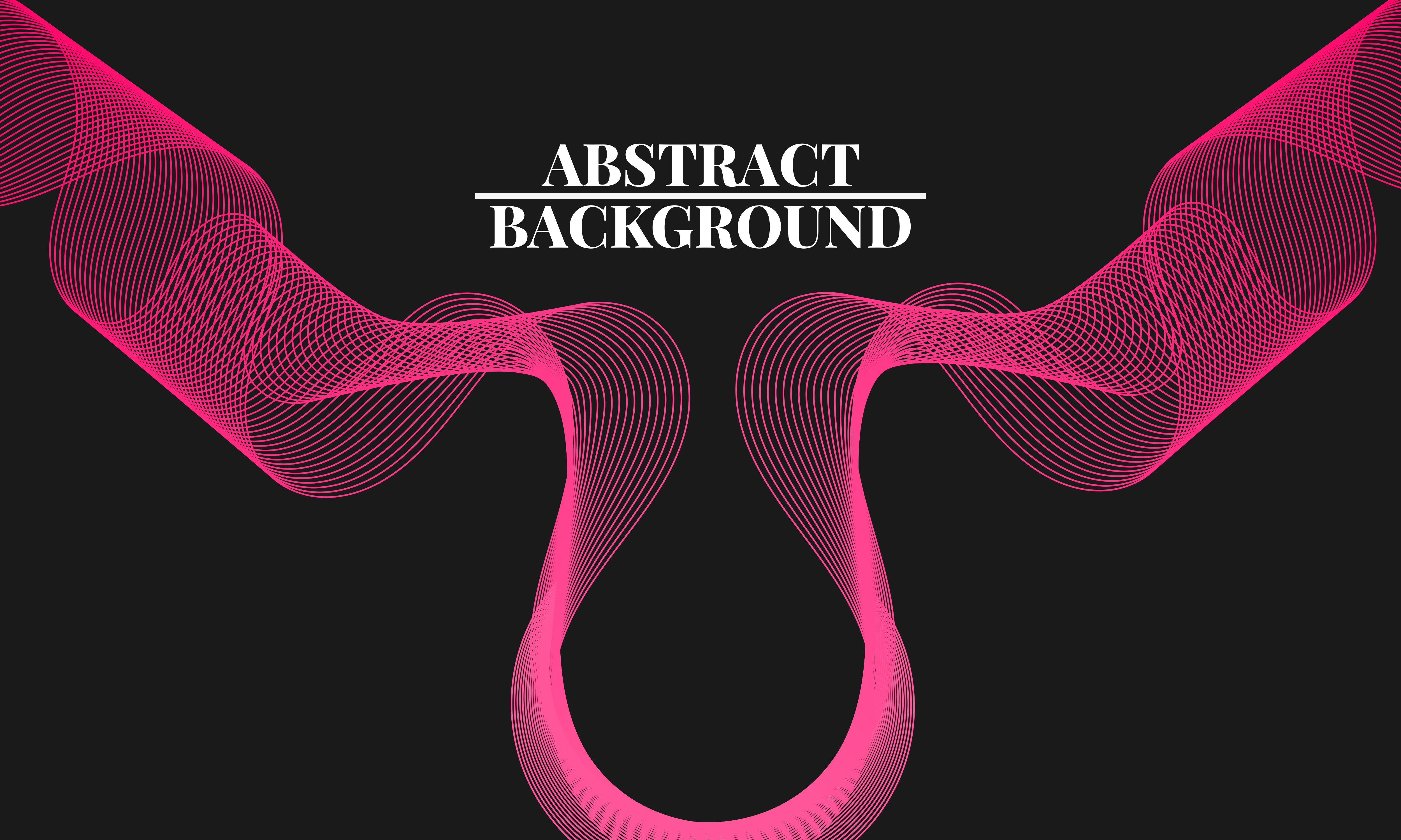 Modern abstract background with wavy lines in pink gradient 1919638 ...