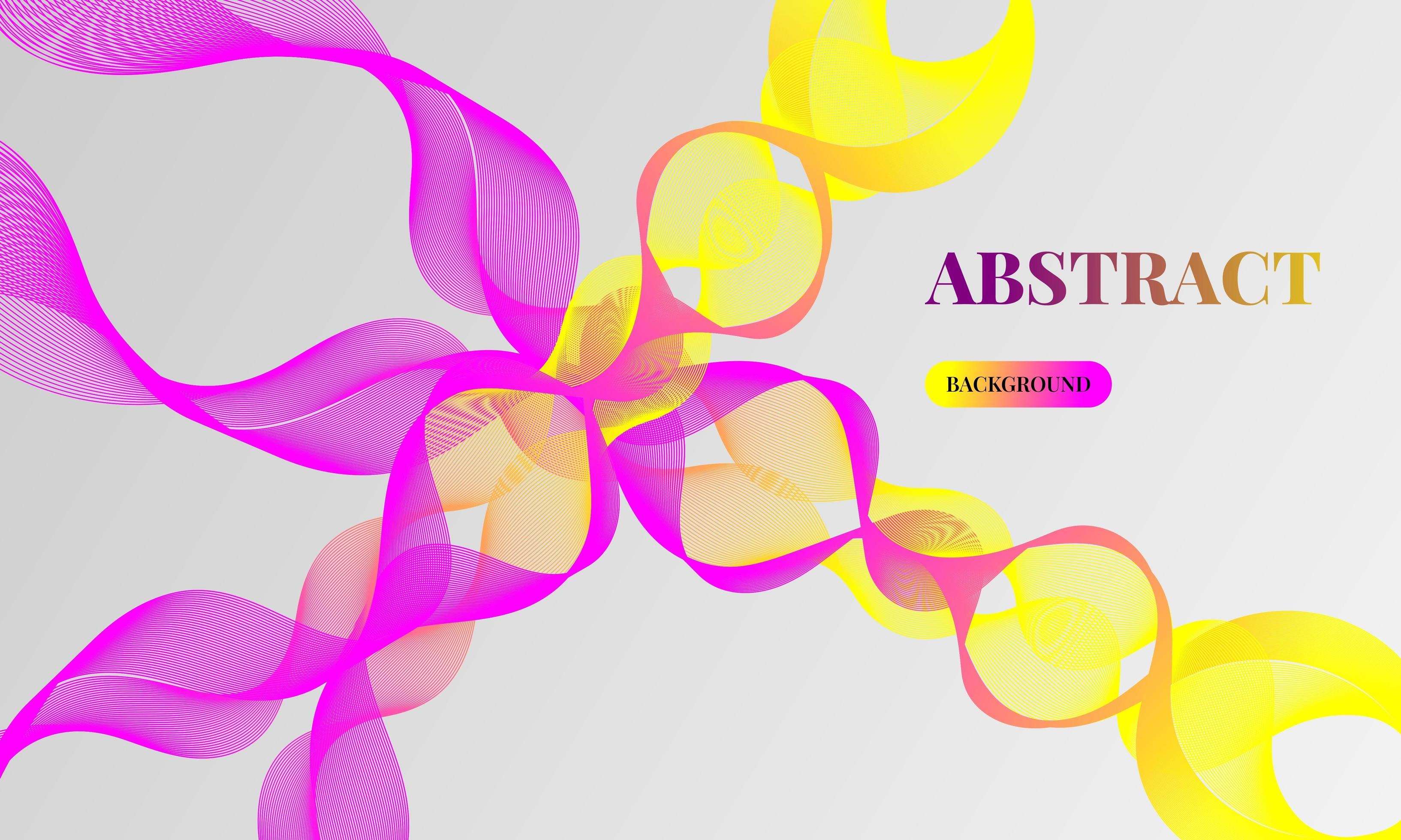 Abstract background vector with dynamic waves 1919658 Vector Art at ...