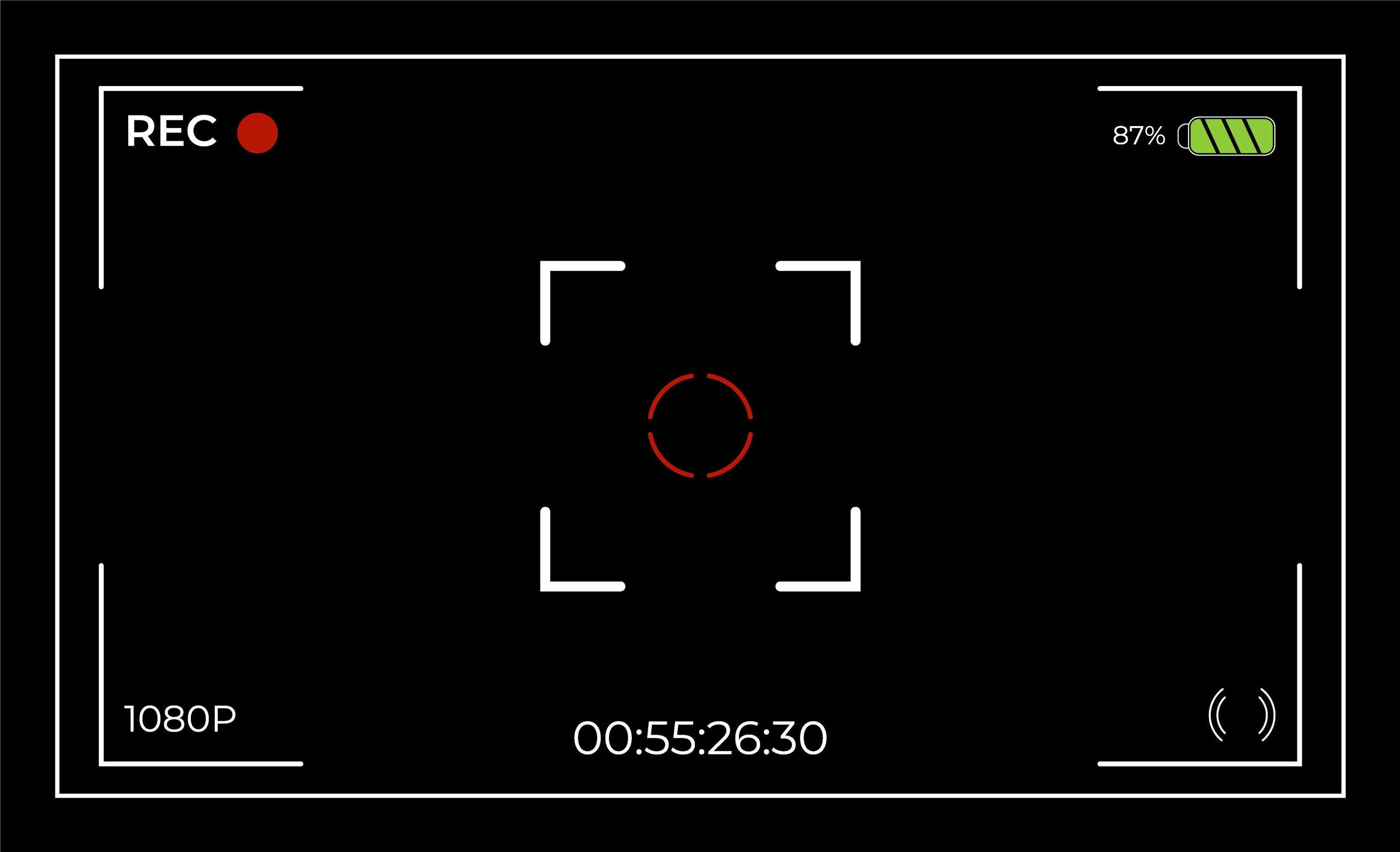 Camera View Finder User Interface 1919744 Vector Art at Vecteezy