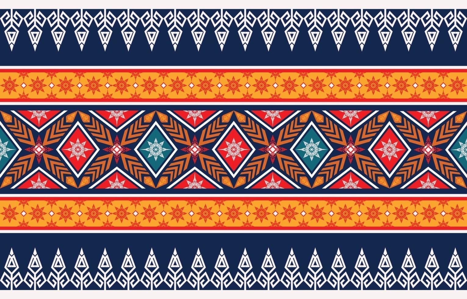 Abstract Ethnic Geometric Pattern Design For Background 1924830 Vector