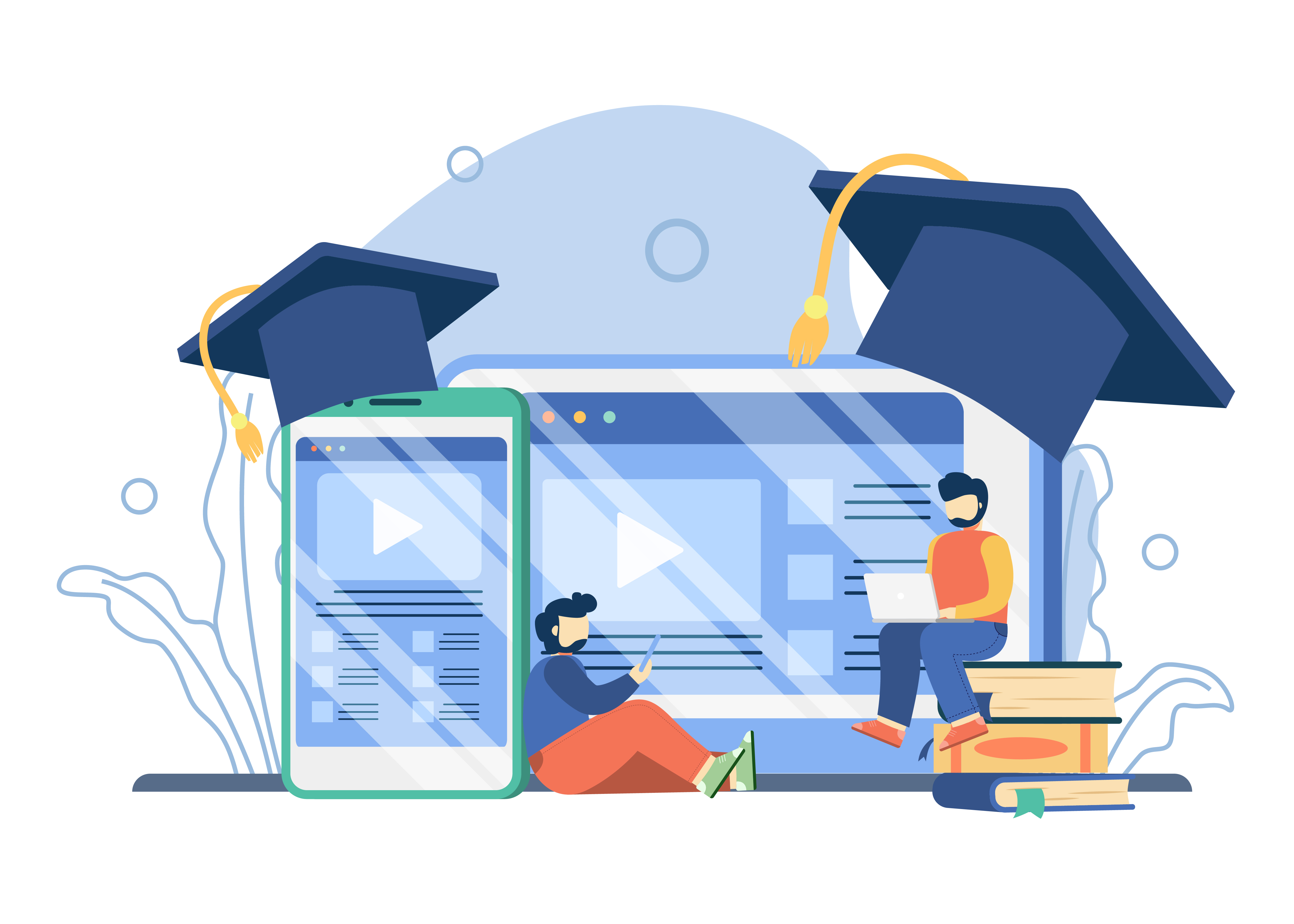 Online education platform concept 1925920 Vector Art at Vecteezy Online education platform concept 1925920 Vector Art at Vecteezy