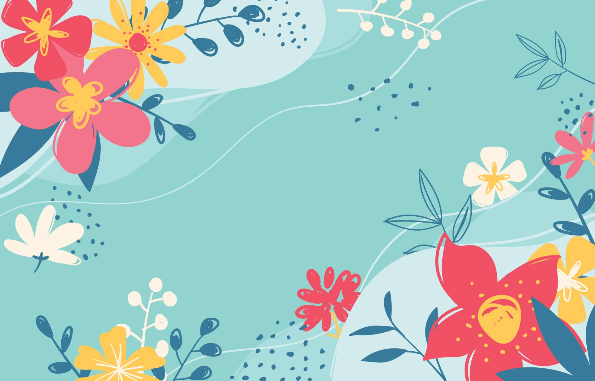 Floral spring background 1927378 Vector Art at Vecteezy