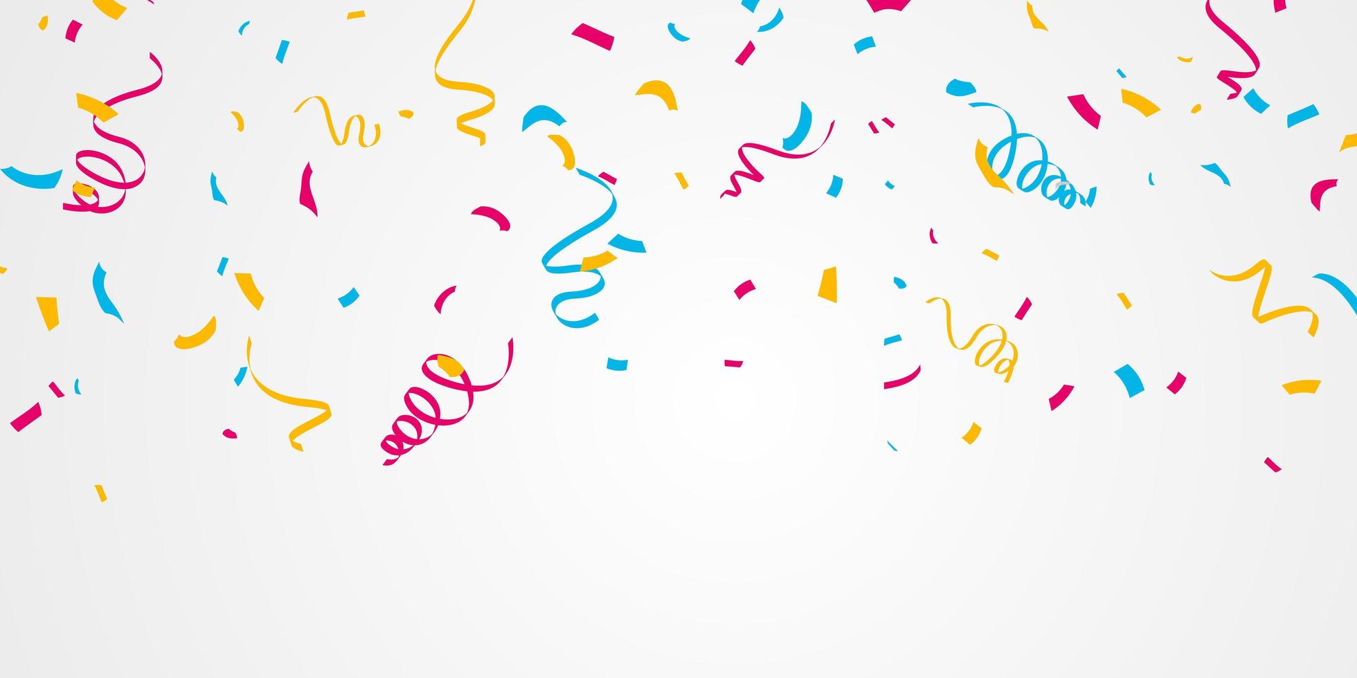 Confetti and colorful ribbons. Celebration background template 1929420 ... Confetti and colorful ribbons. Celebration background template 1929420 ...