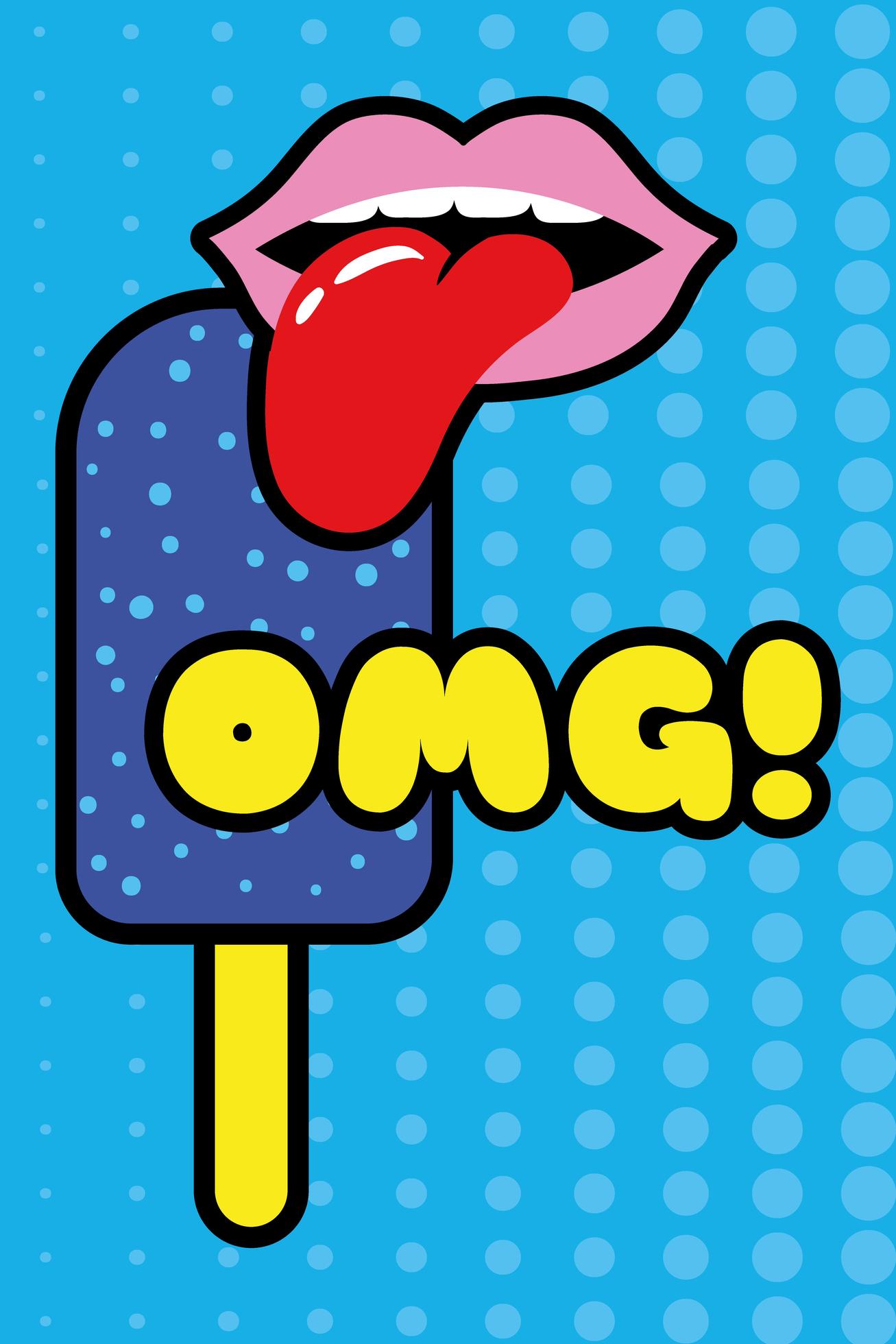 Mouth With Tongue Out And Ice Cream Pop Art Style Icon 1933933 Vector Art At Vecteezy