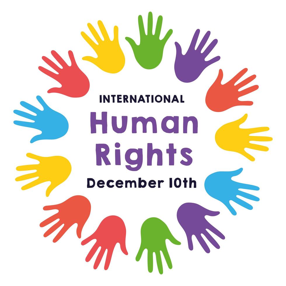 Human rights campaign lettering with hand prints 1934312 Vector Art at ... Human rights campaign lettering with hand prints 1934312 Vector Art at ...