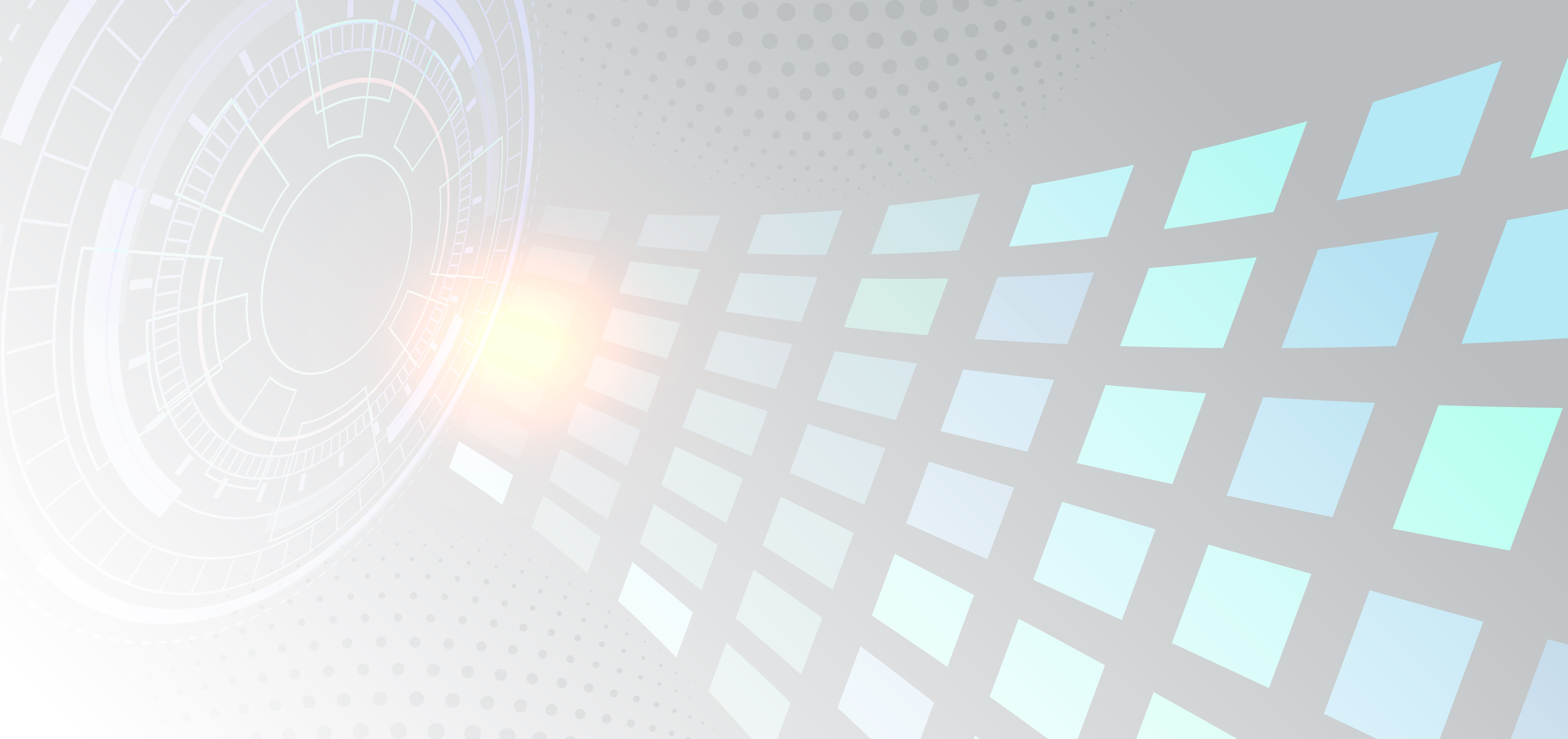 Abstract technology futuristic blue and gray gear circles with square ...