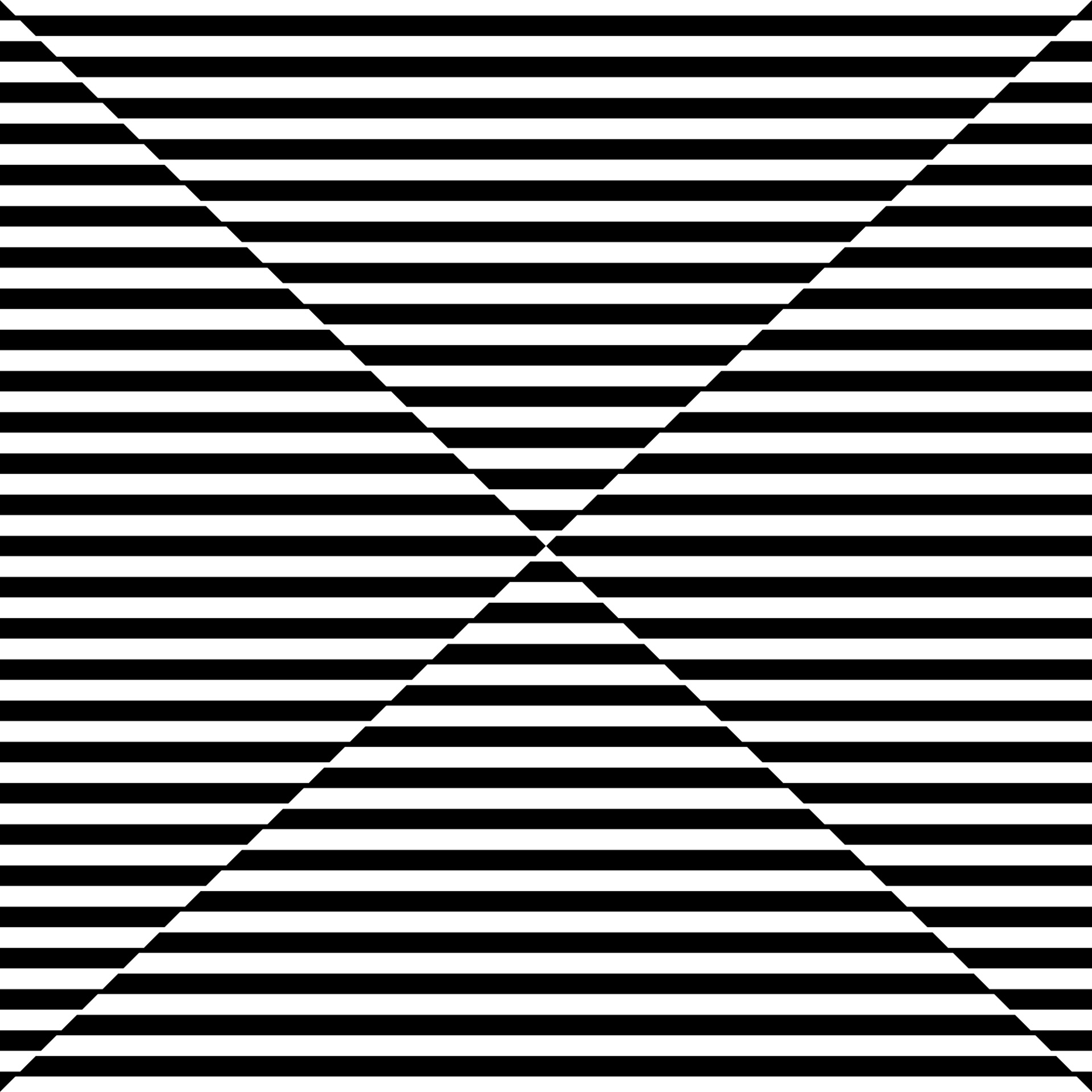 Abstract Black Horizontal Line Pattern Mirage On White Background