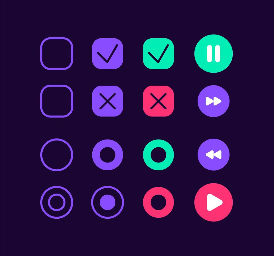 MP3 player buttons UI elements kit 1938844 Vector Art at Vecteezy MP3 player buttons UI elements kit 1938844 Vector Art at Vecteezy