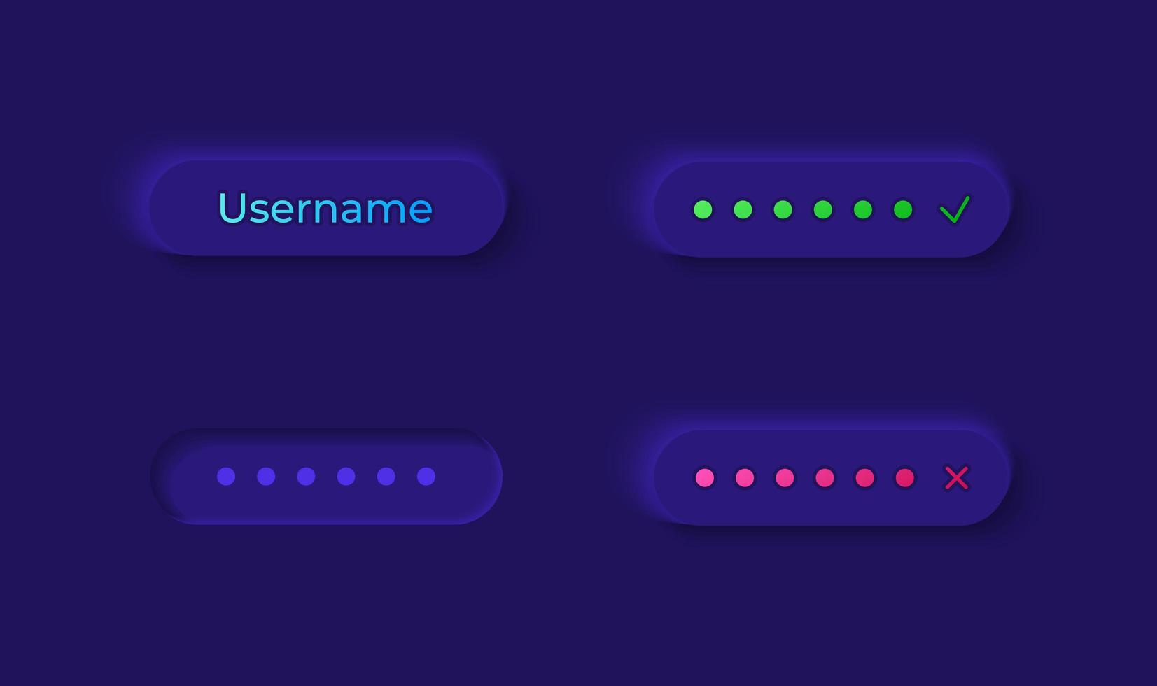User login UI elements kit 1938863 Vector Art at Vecteezy User login UI elements kit 1938863 Vector Art at Vecteezy
