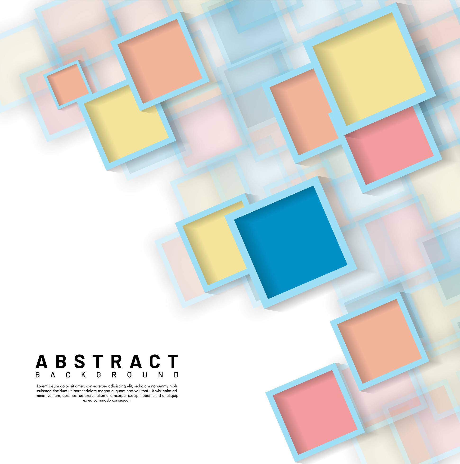 Abstract overlapping square design background 1943703 Vector Art at Vecteezy