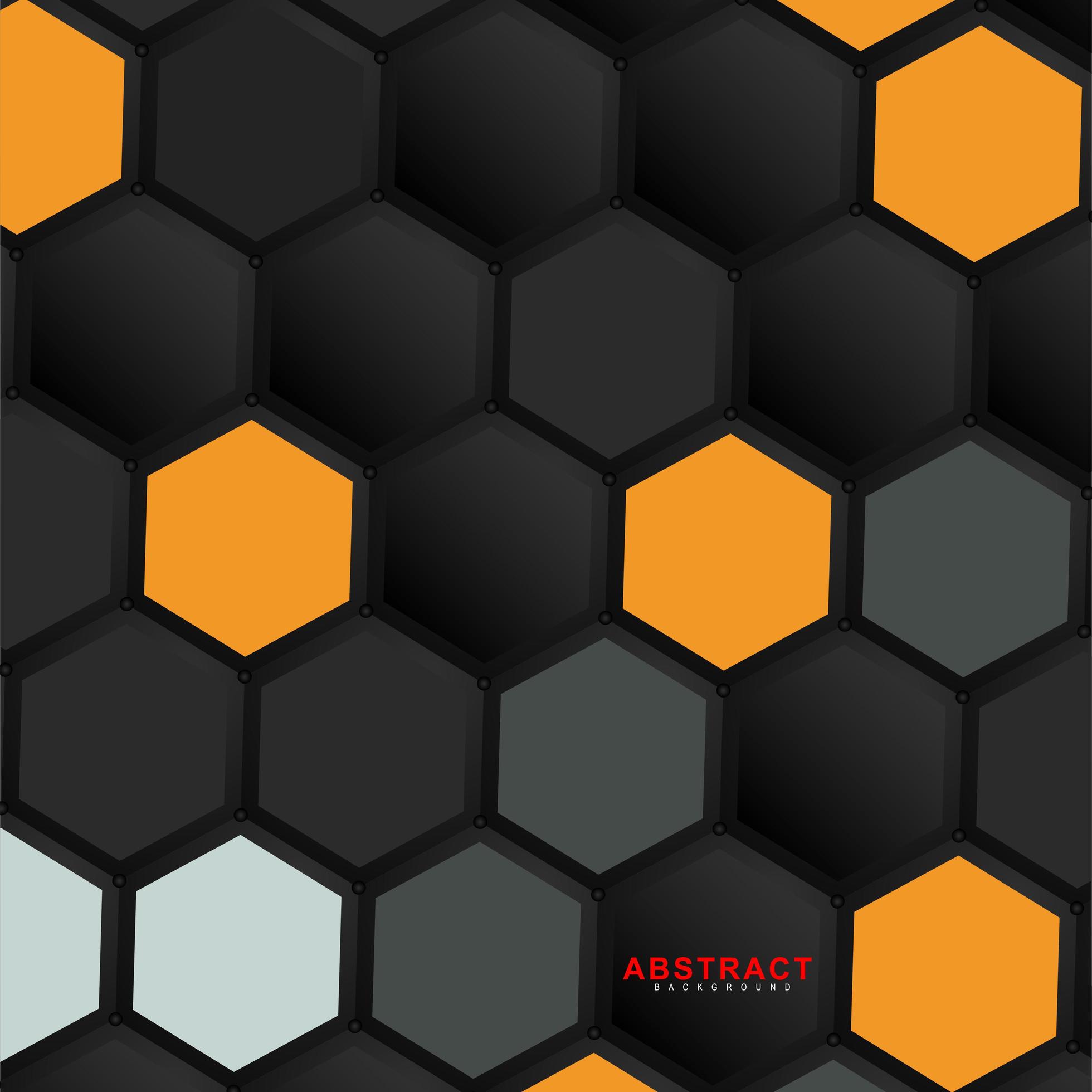 Abstract Vector Hexagonal Geometry Background 1943813 Vector Art At