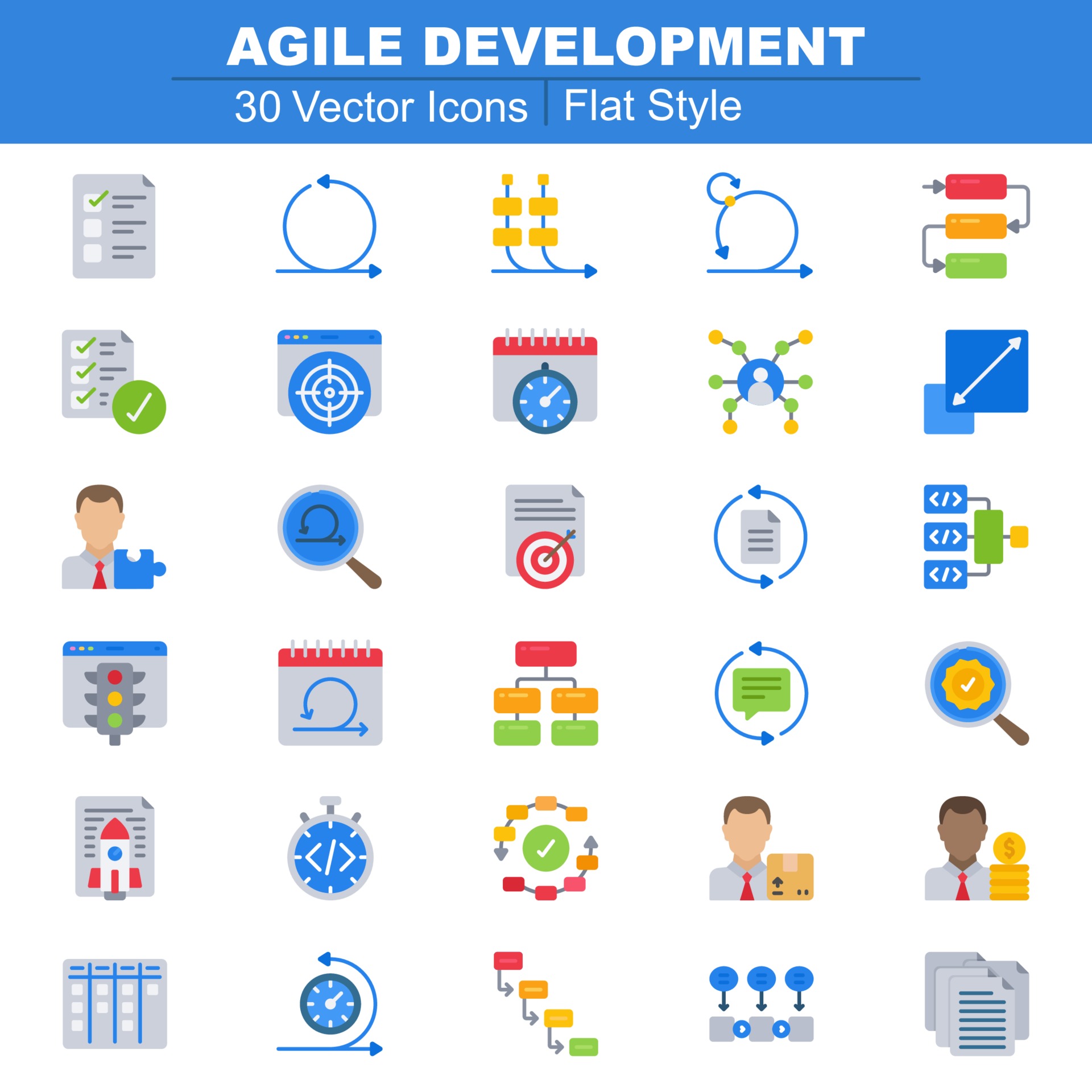 Agile Icon Free Vector Art 51 Free Downloads