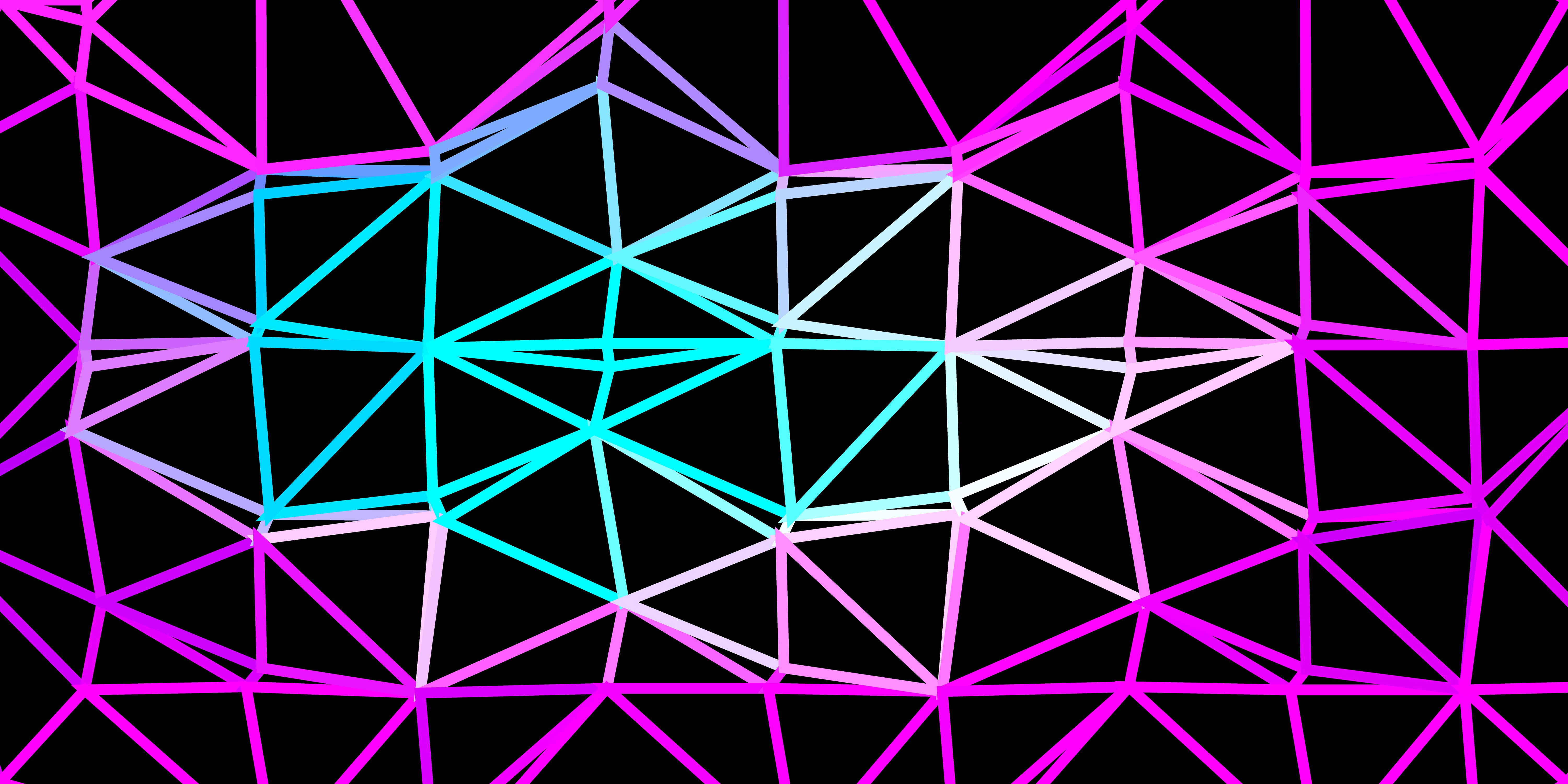 Light pink, blue vector gradient polygon wallpaper. 1944718 Vector Art ...