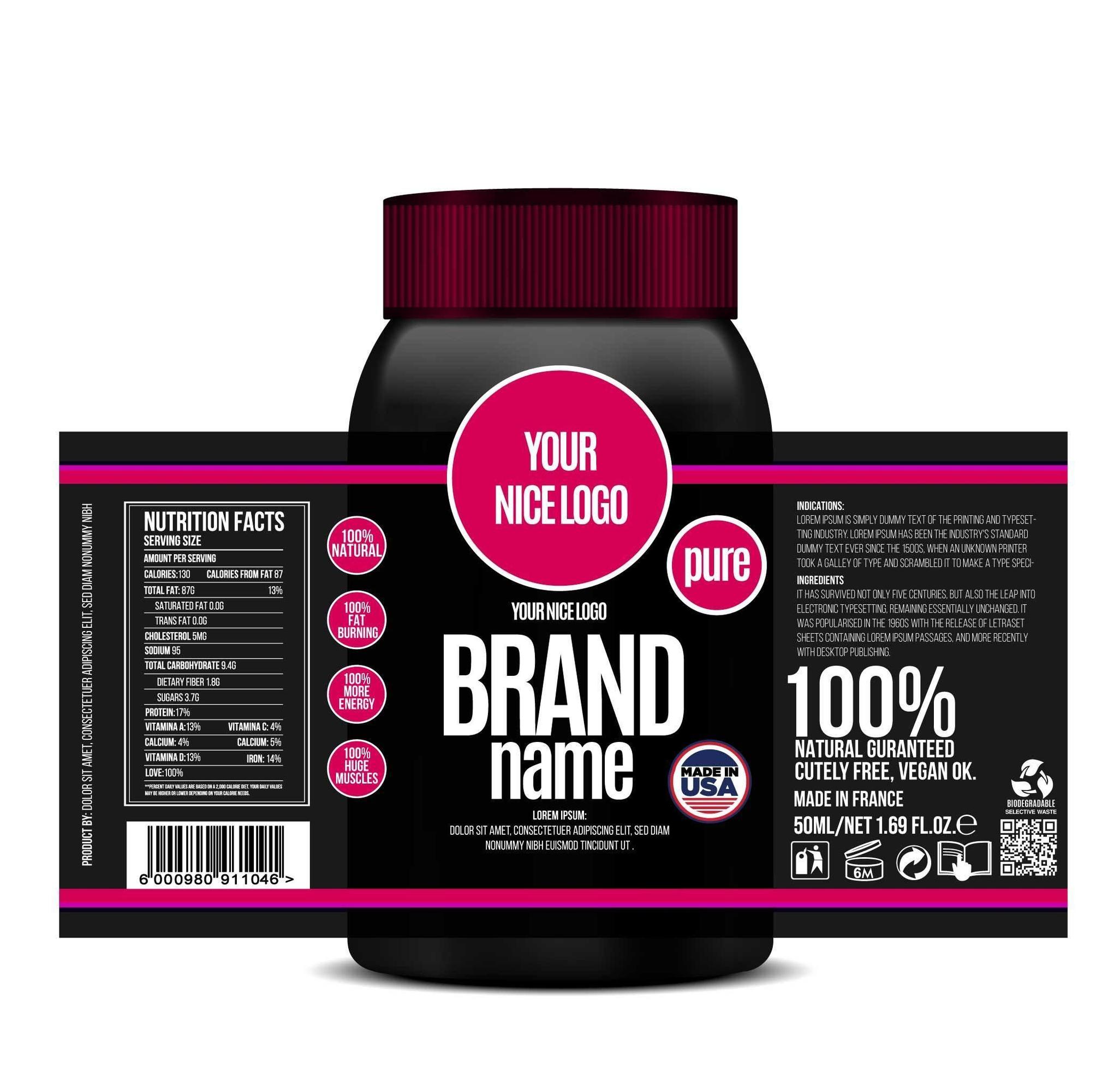 Packaging Label Design Templates Free