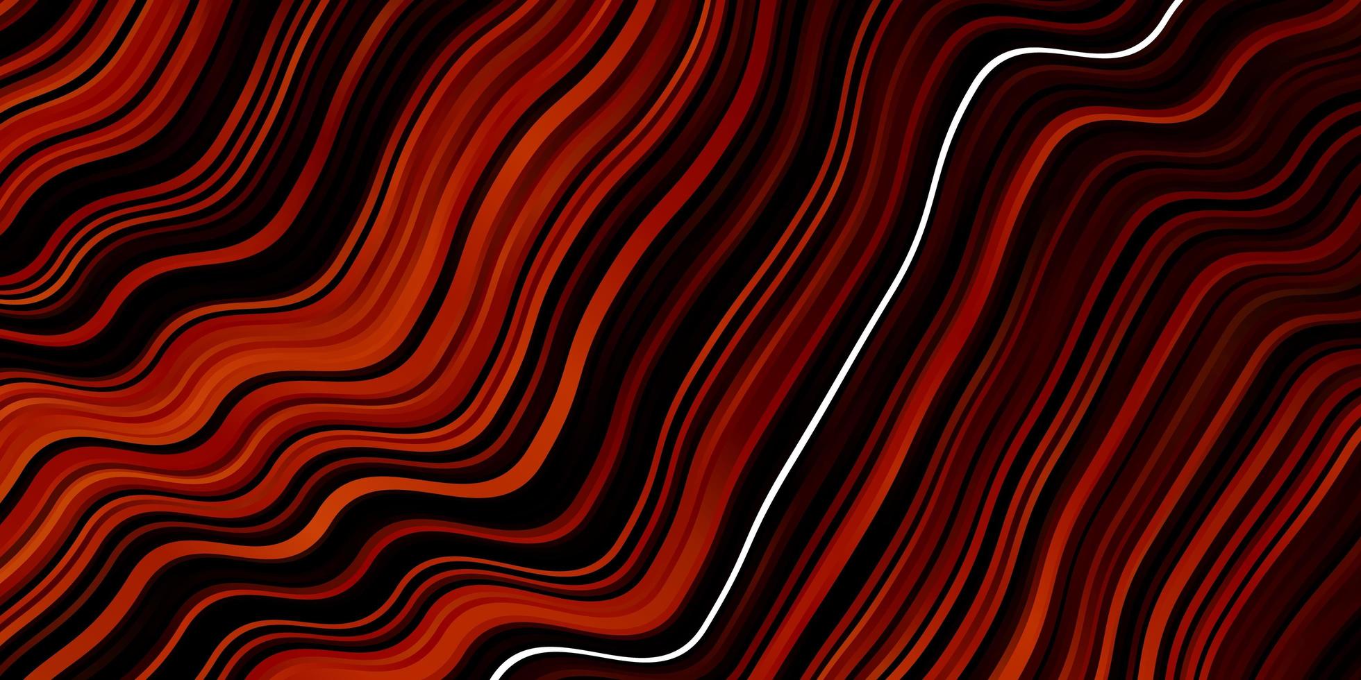 Dark Orange Vector Pattern With Wry Lines 1949759 Vector Art At Vecteezy