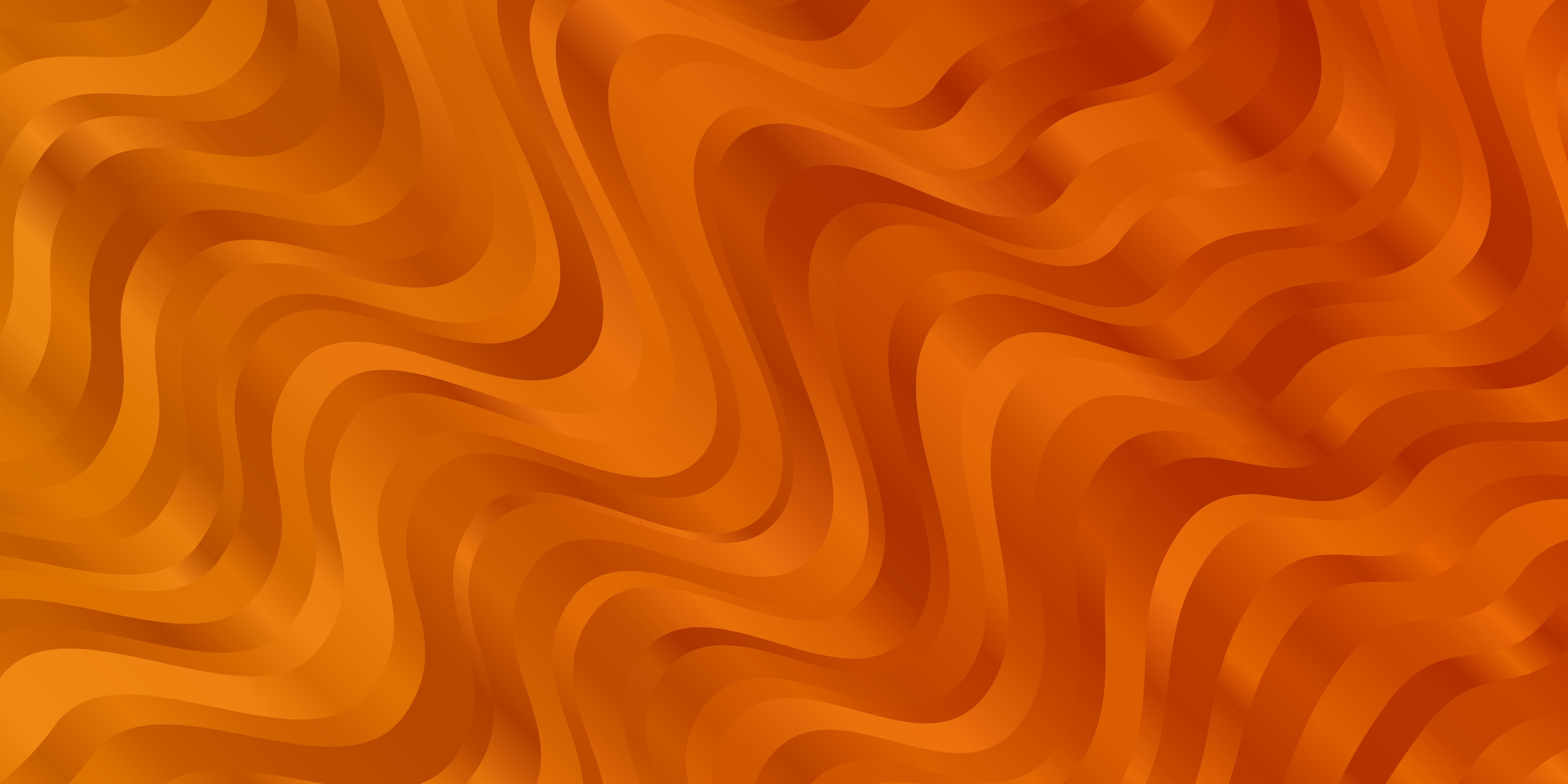 Light Orange Vector Pattern With Curved Lines 1949820 Vector Art At Vecteezy