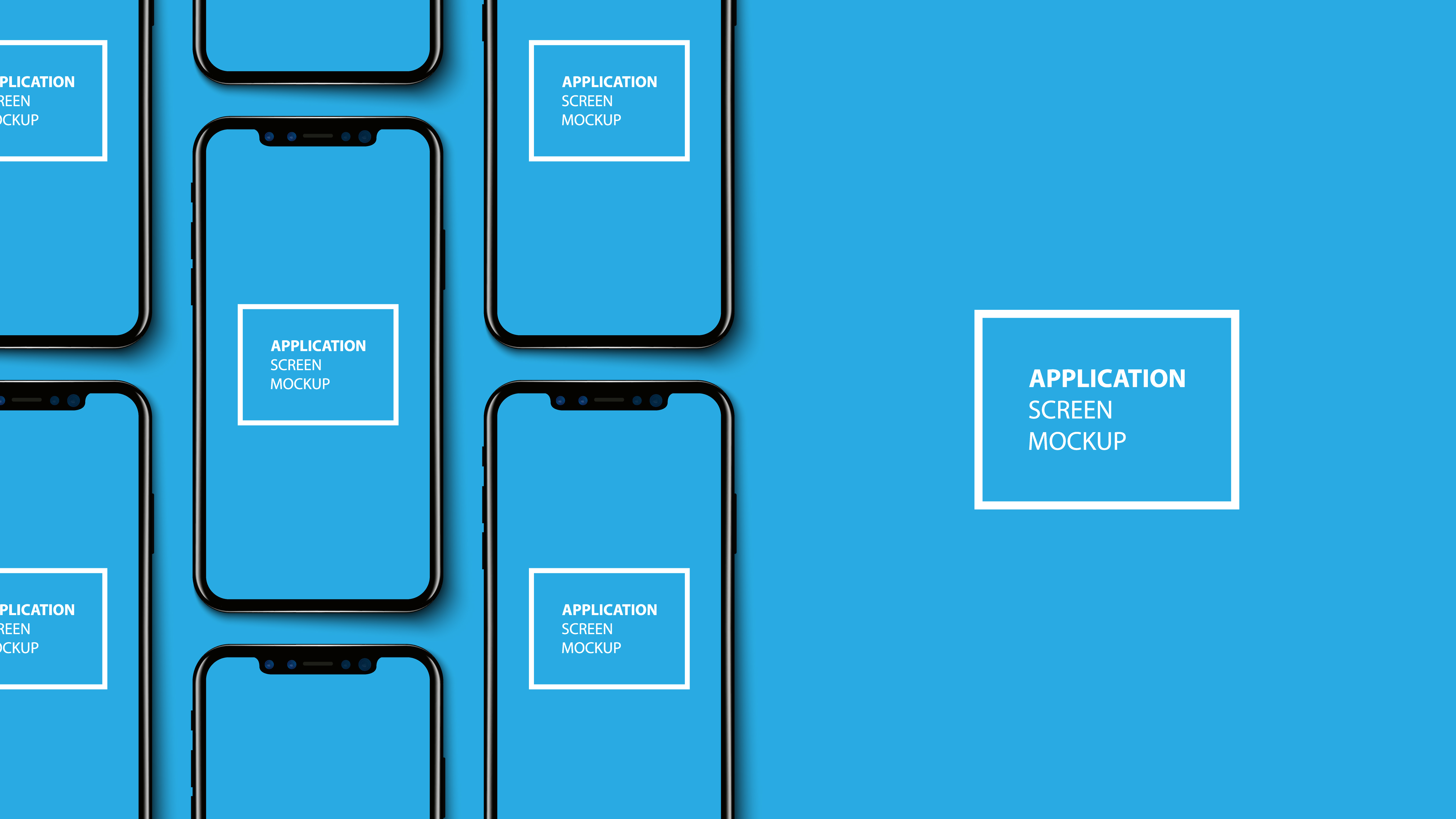 Mobile App Mockup Vector Art Icons And Graphics For Free Download