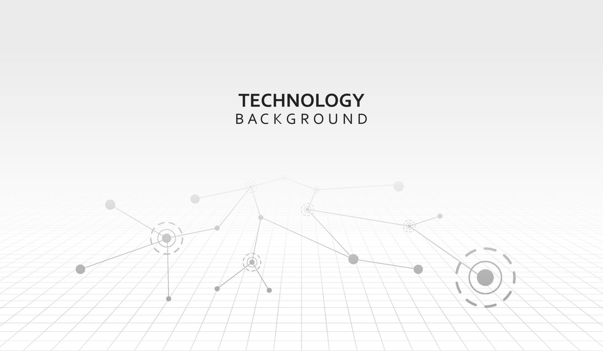 Abstract Connecting Dots And Lines Connection Science Background Vector Illustration 1963648