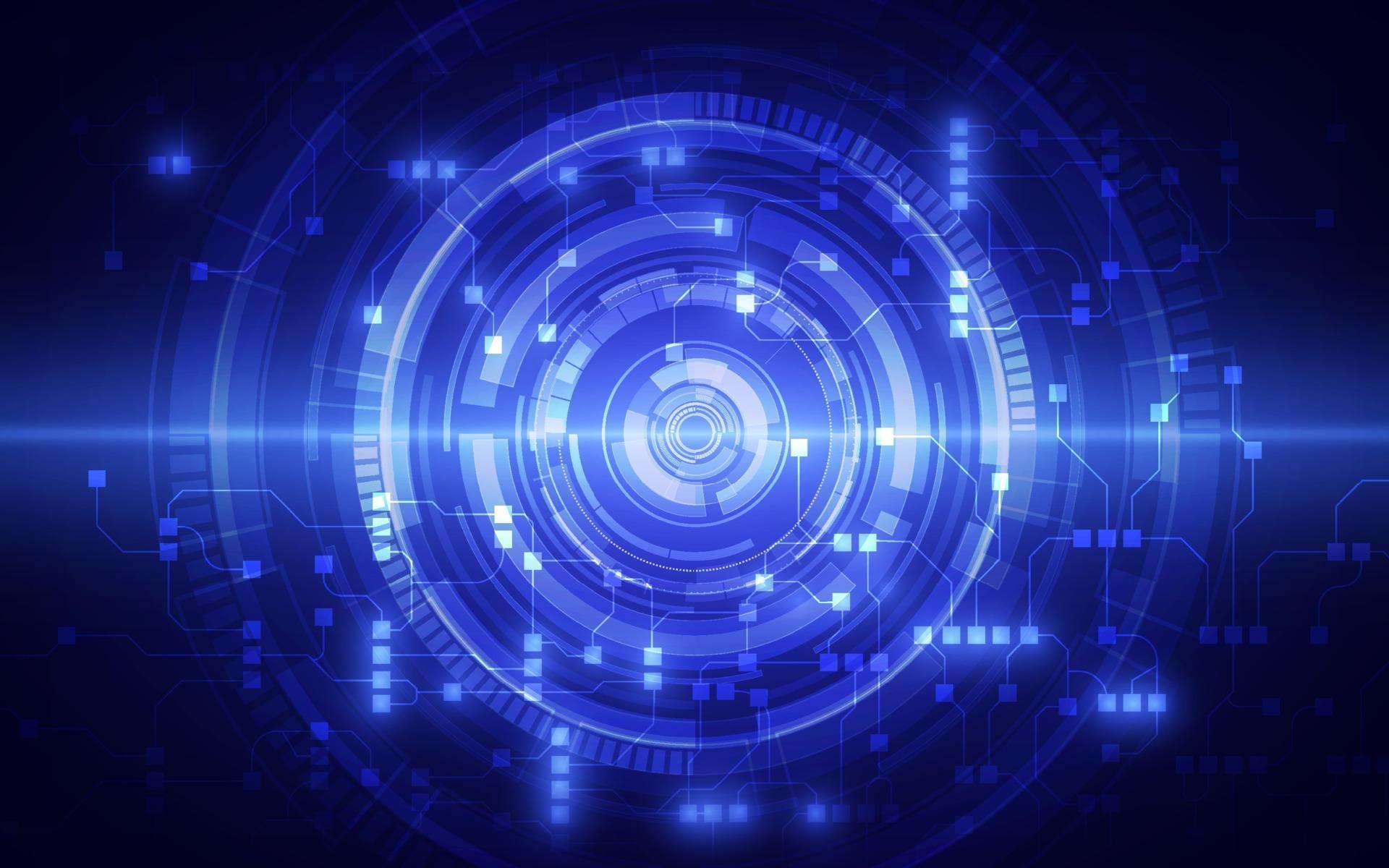 Abstract Circuit Networking Blockchain Concept Background 1966666 3936