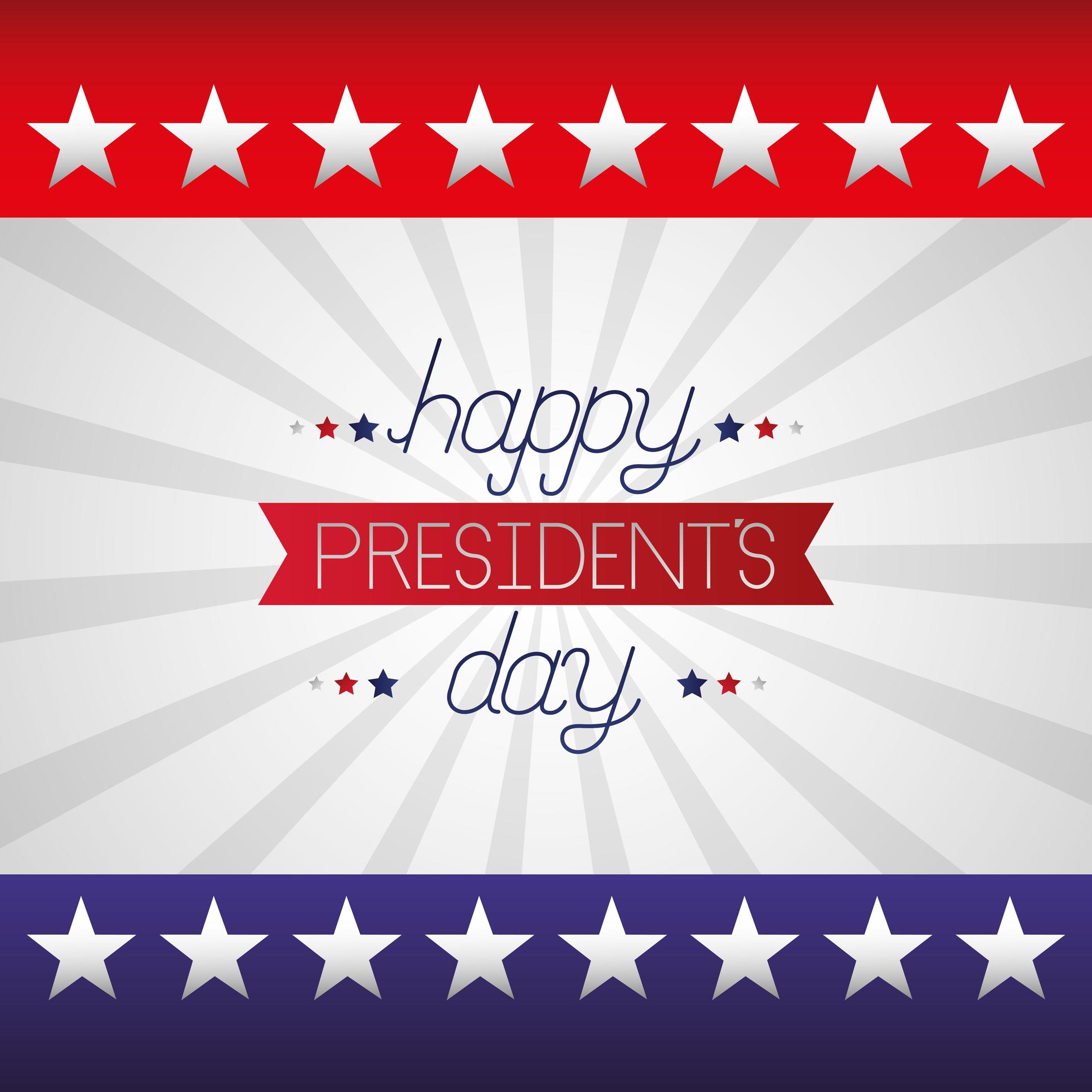 happy presidents day celebration poster with lettering and flag 1968931 ...