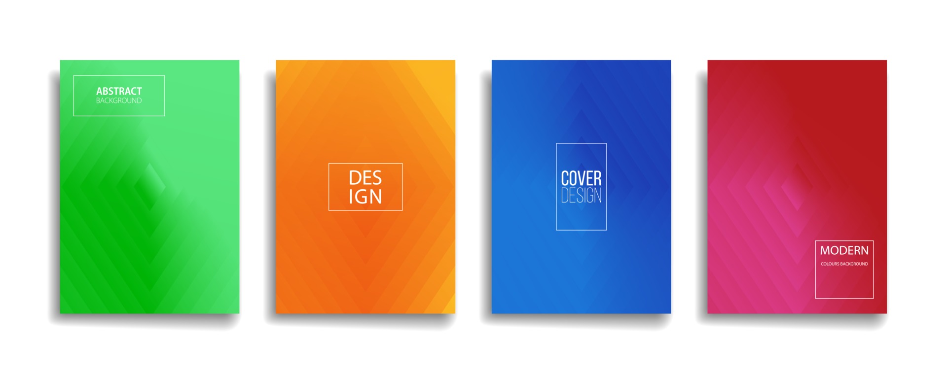 Bright Gradient Color Abstract Line Pattern Background Cover Design