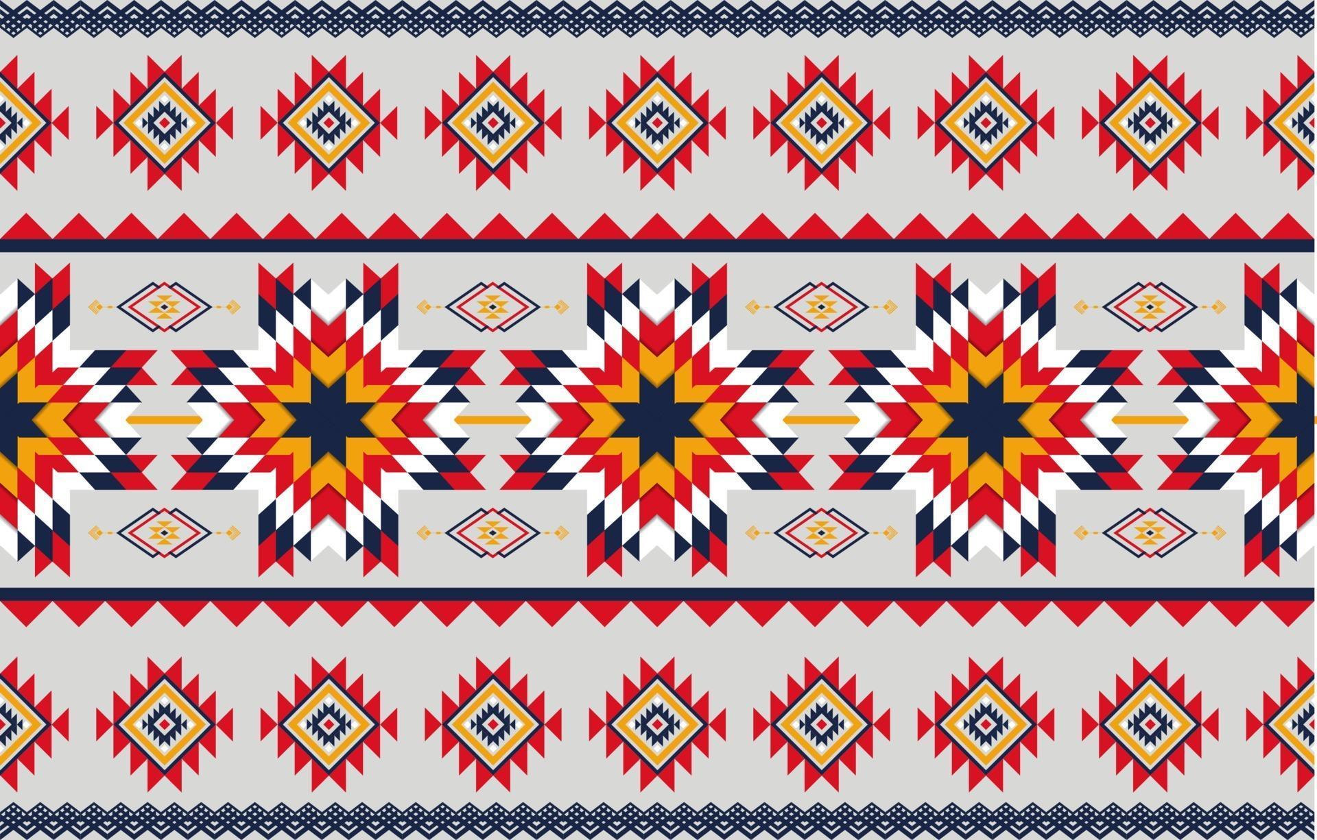 Abstract Art Geometric Native Pattern Seamless Vectorrepeating Geometric Background 1975030