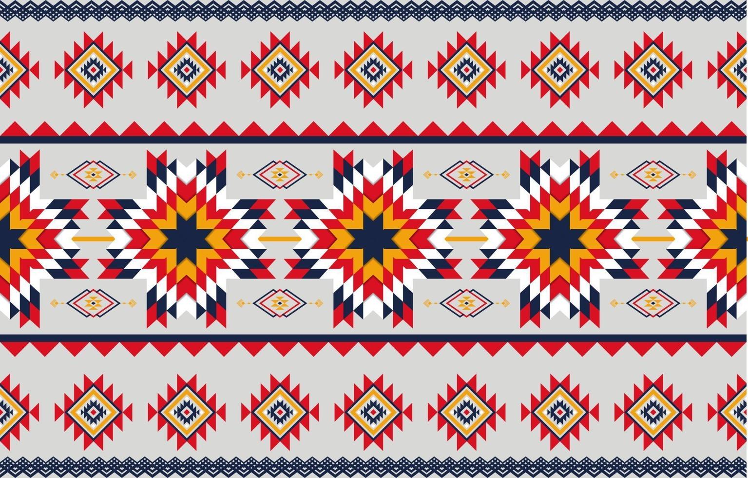 Abstract Art Geometric Native Pattern Seamless Vectorrepeating