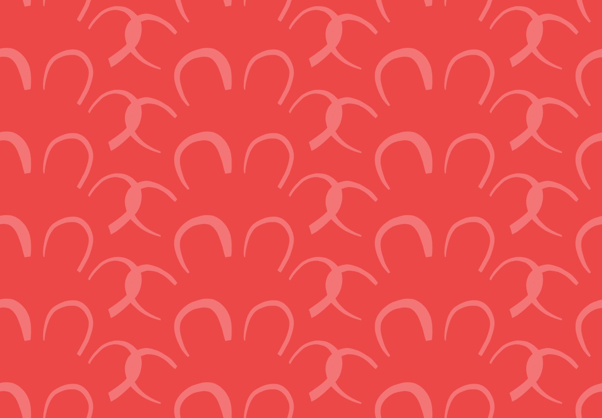 Vector texture background, seamless pattern. Hand drawn, red colors ...